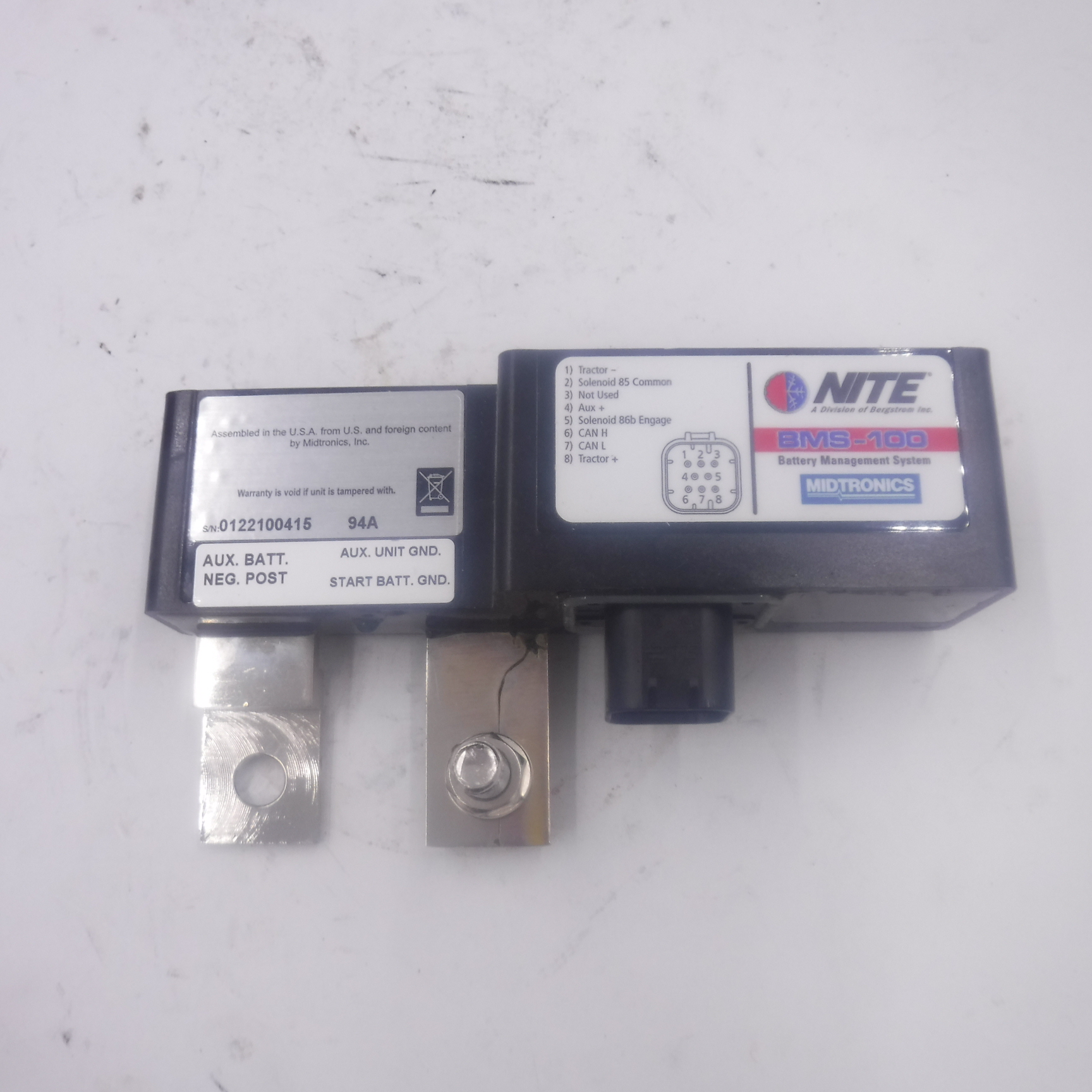 OEM PACCAR Bergstrom BMS-100 Battery Management System Q21-6159-1030 ...