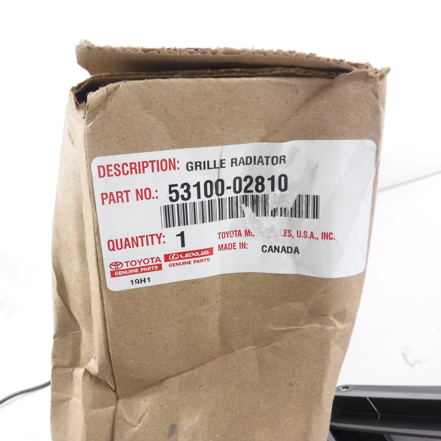 Genuine OEM Toyota Radiator Grille 53100-02810 for 2014-2016 Toyota ...