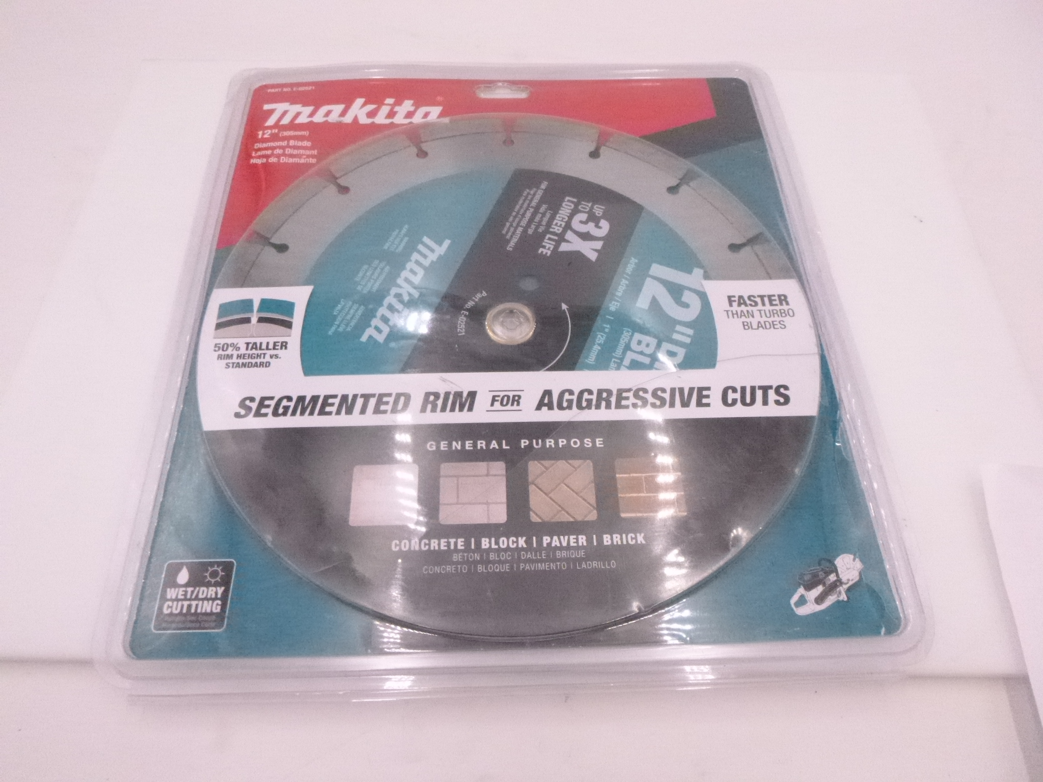 Makita E-02521 12" Diamond Blade Segmented General Purpose - OneClick ...