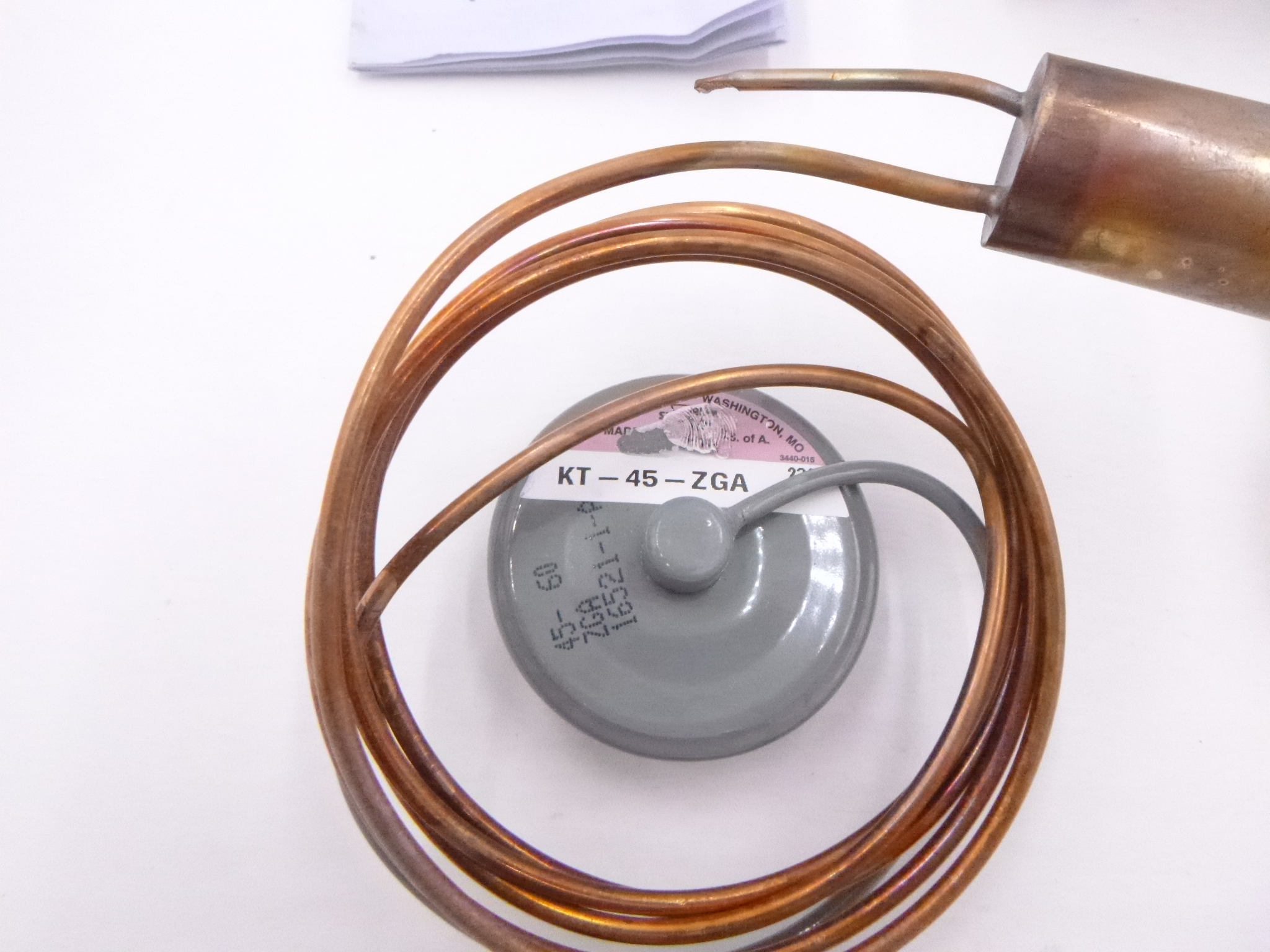 Sporlan 181212 Expansion Valve Power Element KT-45-ZGA 60" Capillary Tube - OneClick Warehouse