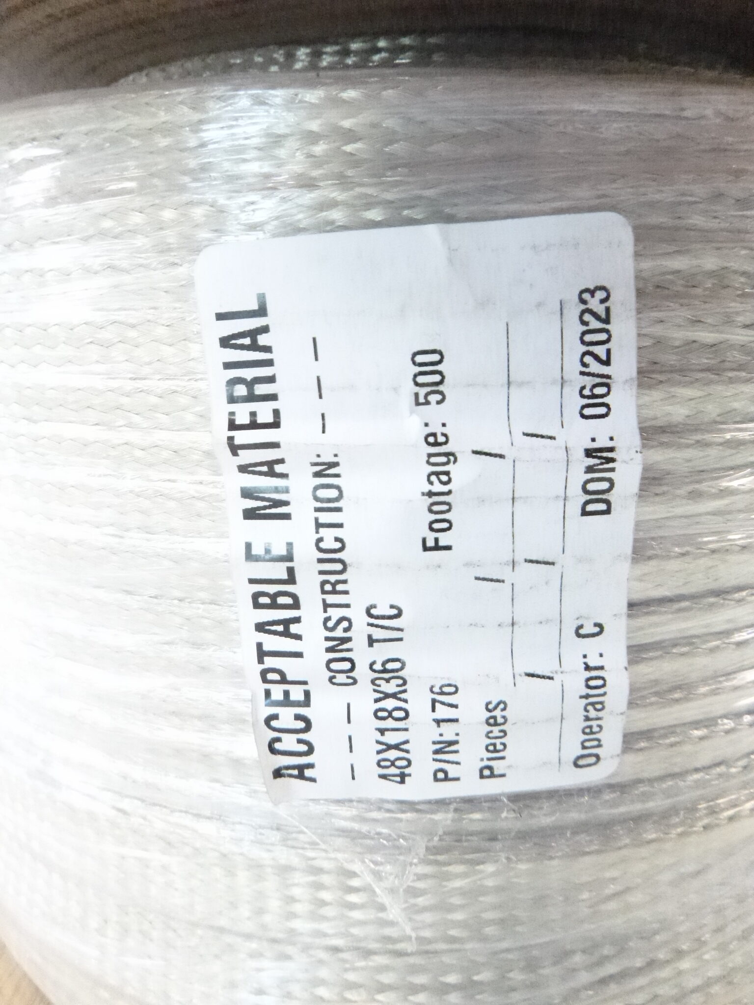 500' Omega Wire 4U897 48x18/36 25/32" Tinned Copper Tubular - OneClick ...