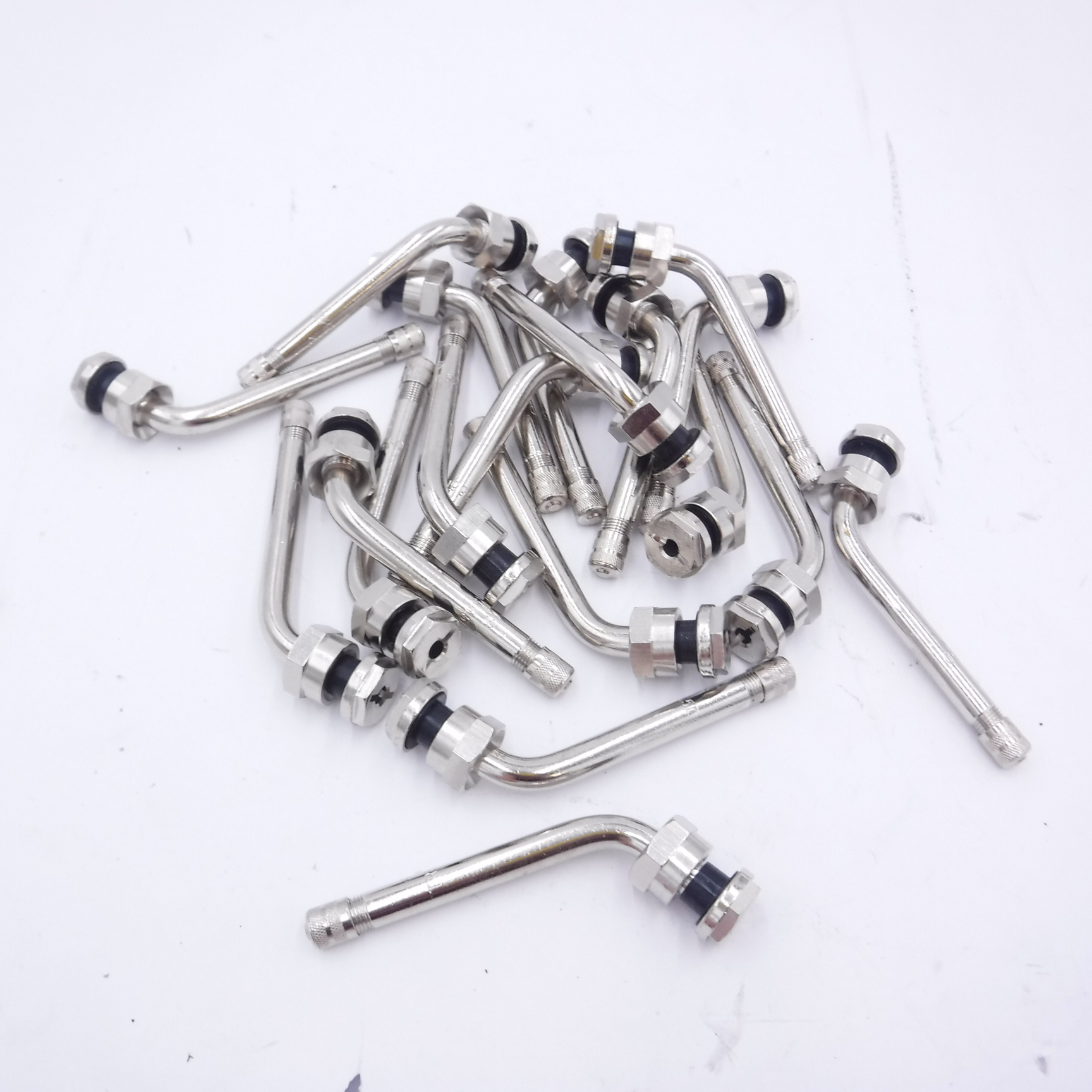 19 Pack TR555D 60 Degree Angle Valve Stem Stainless Steel Xtra Seal ...