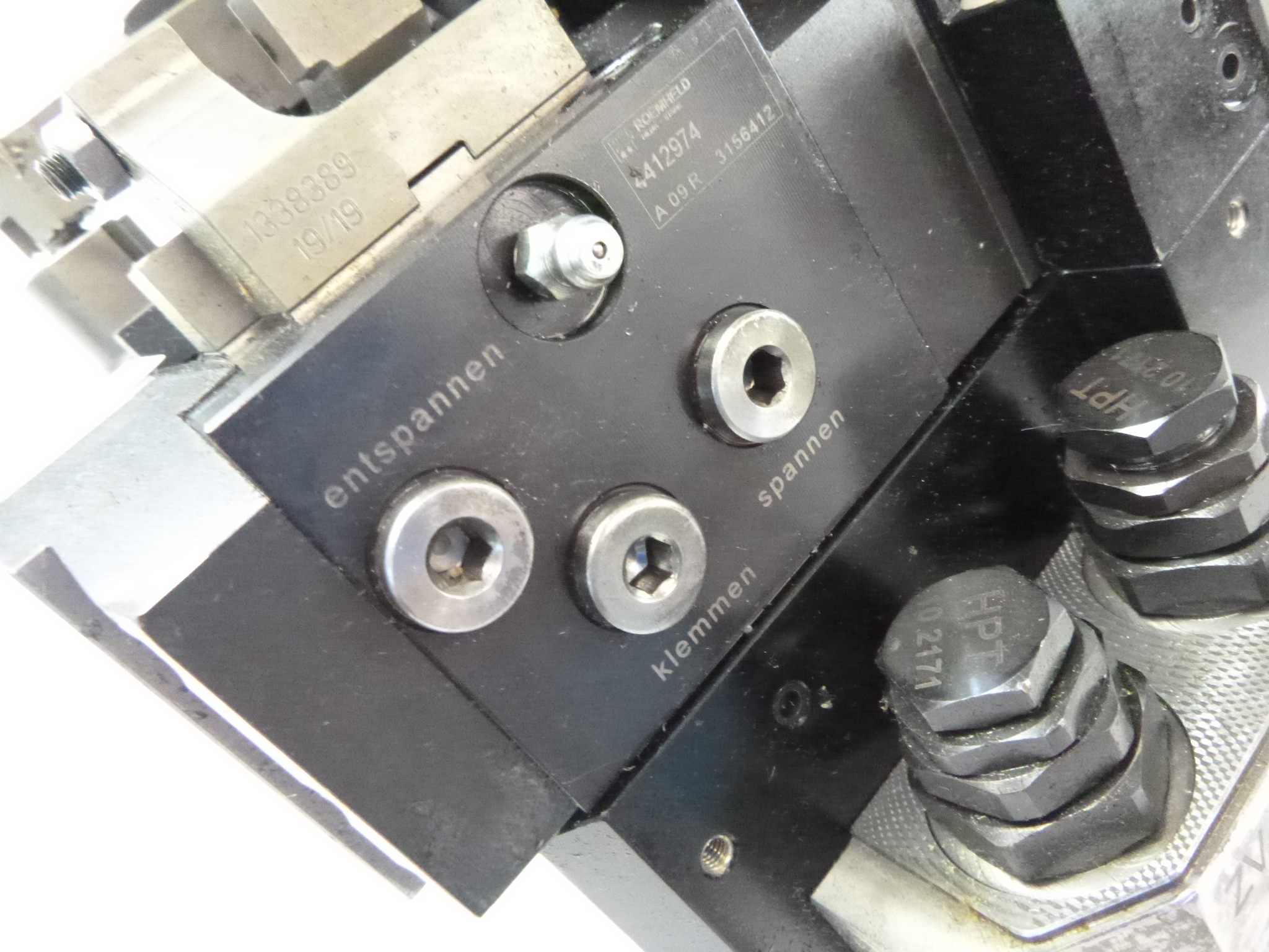 ROHM 10004121 1920 V4 Max 160 Bar Clamper Gripper Lathe Power Vice ...