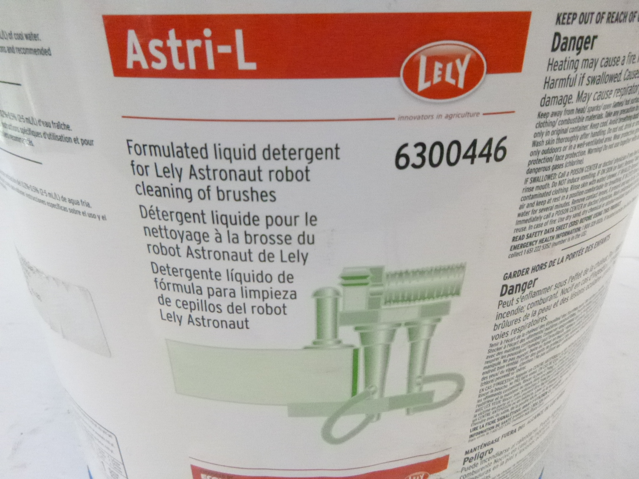 4.5Gal Astri-L Formulated Liquid Detergent Cleaning Brushes of ...
