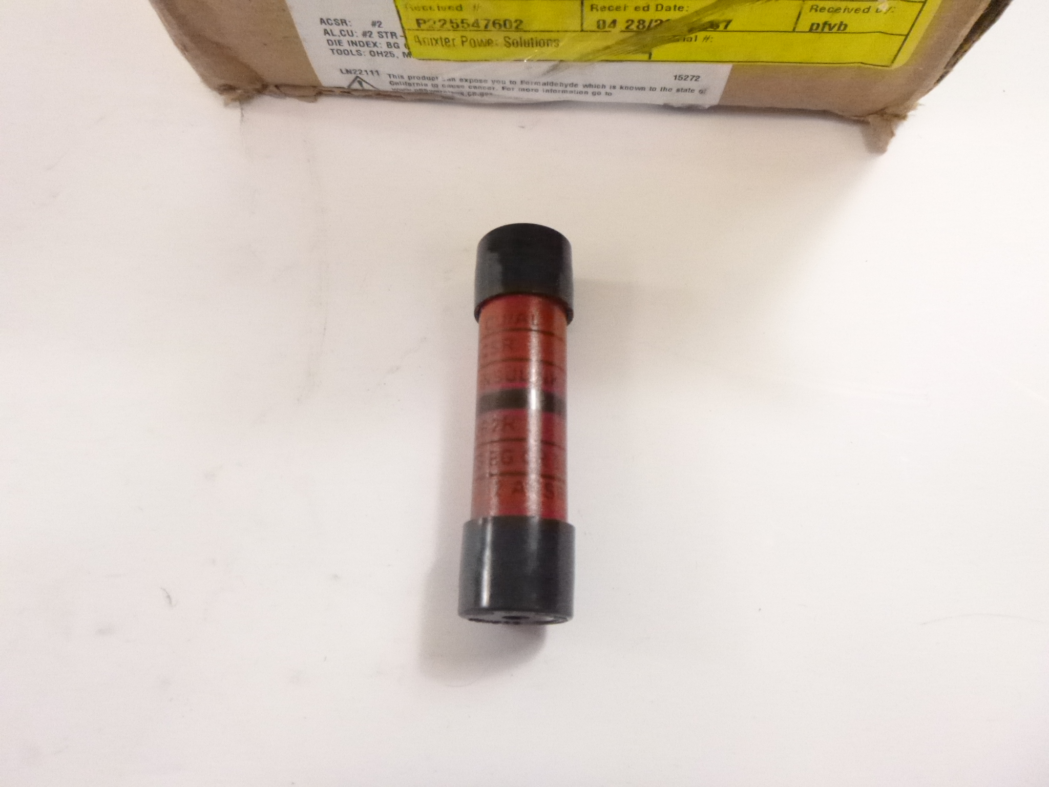 100x Burndy Insulated Entrance Compression Splice Sleeves 2 ACSR-2 ACSR ...