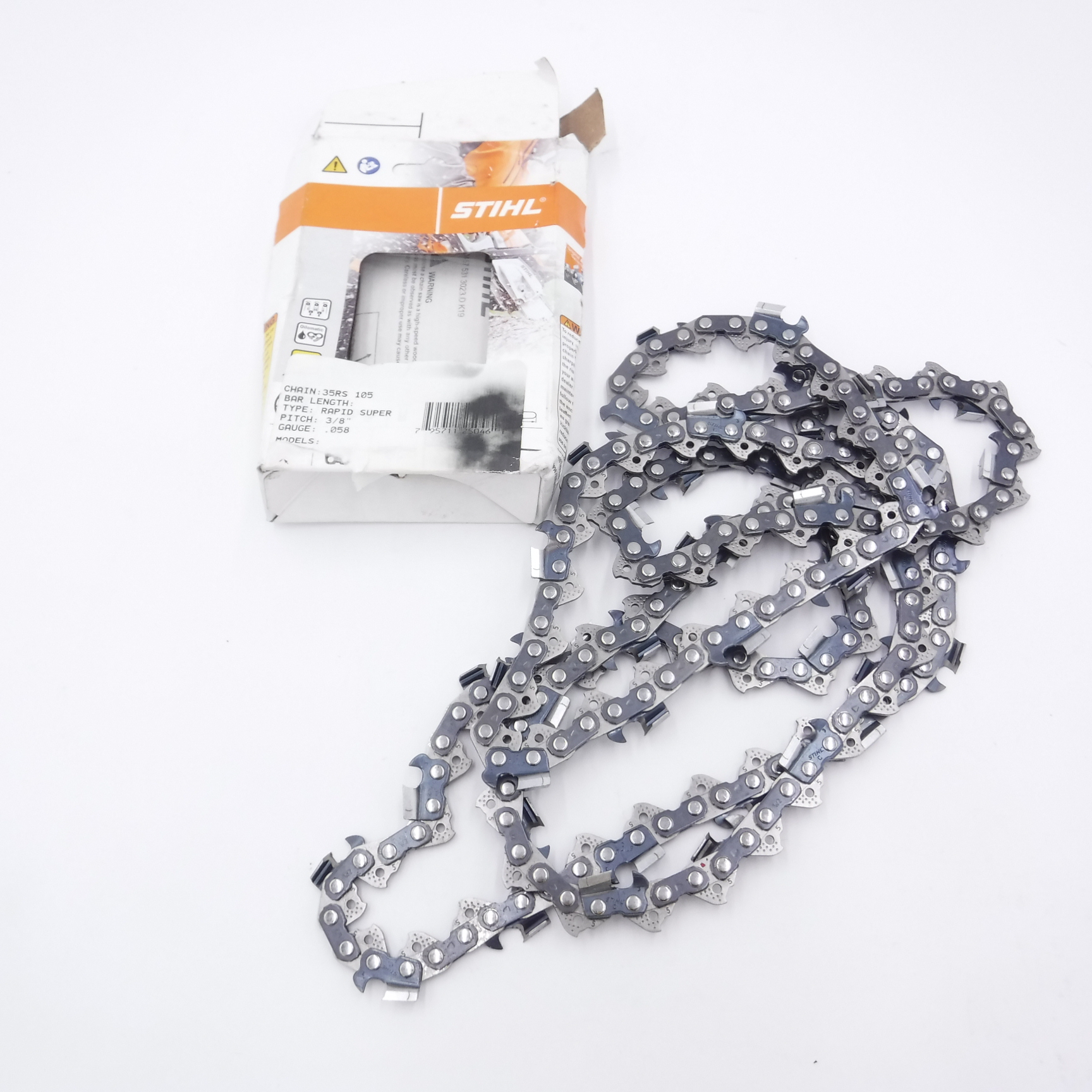 OEM Stihl 36" Chainsaw Chain Rapid Cut 105 Drive Links 3/8" Pitch .058 ...