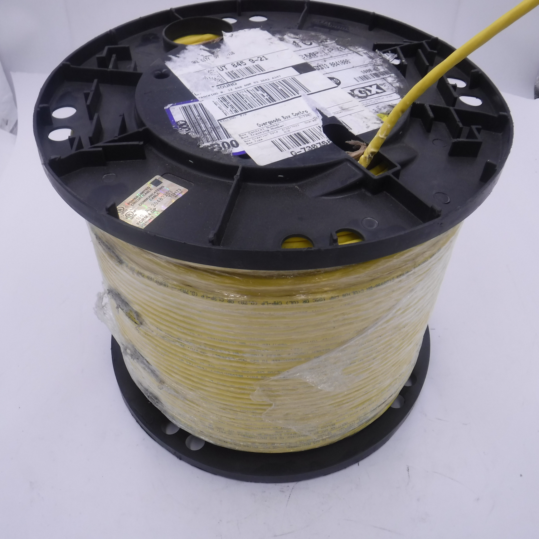 1000' Belden 10GXS13 0041000 4 Pair 23AWG Solid Copper Cat6A Nonbonded ...