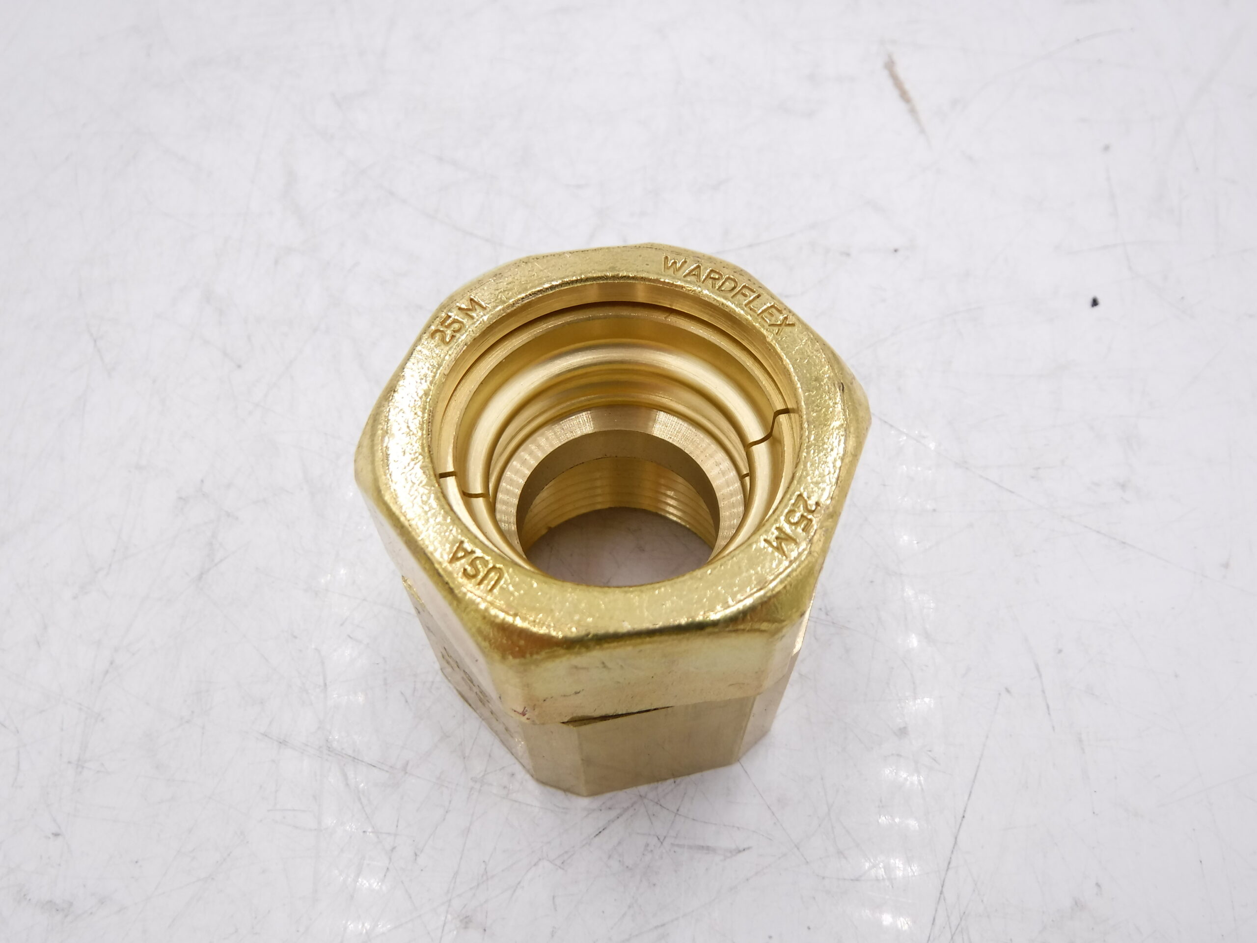 Wardflex 1" 25M Gas Pipe Brass Fitting Coupling Mechanical Joint 2250W ...
