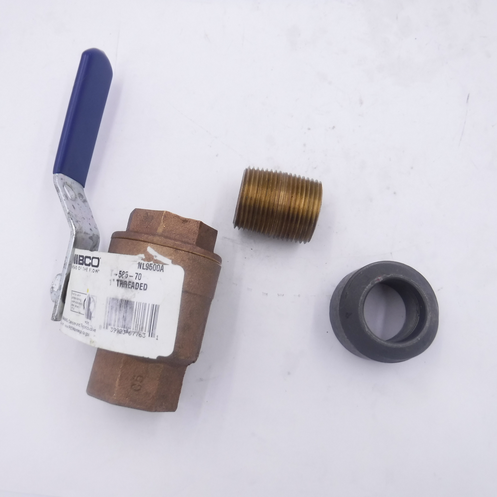 Nibco INSTL0001-FMD Dry Tap Flow Meter Kit T-585-70 1" Threaded Ball ...