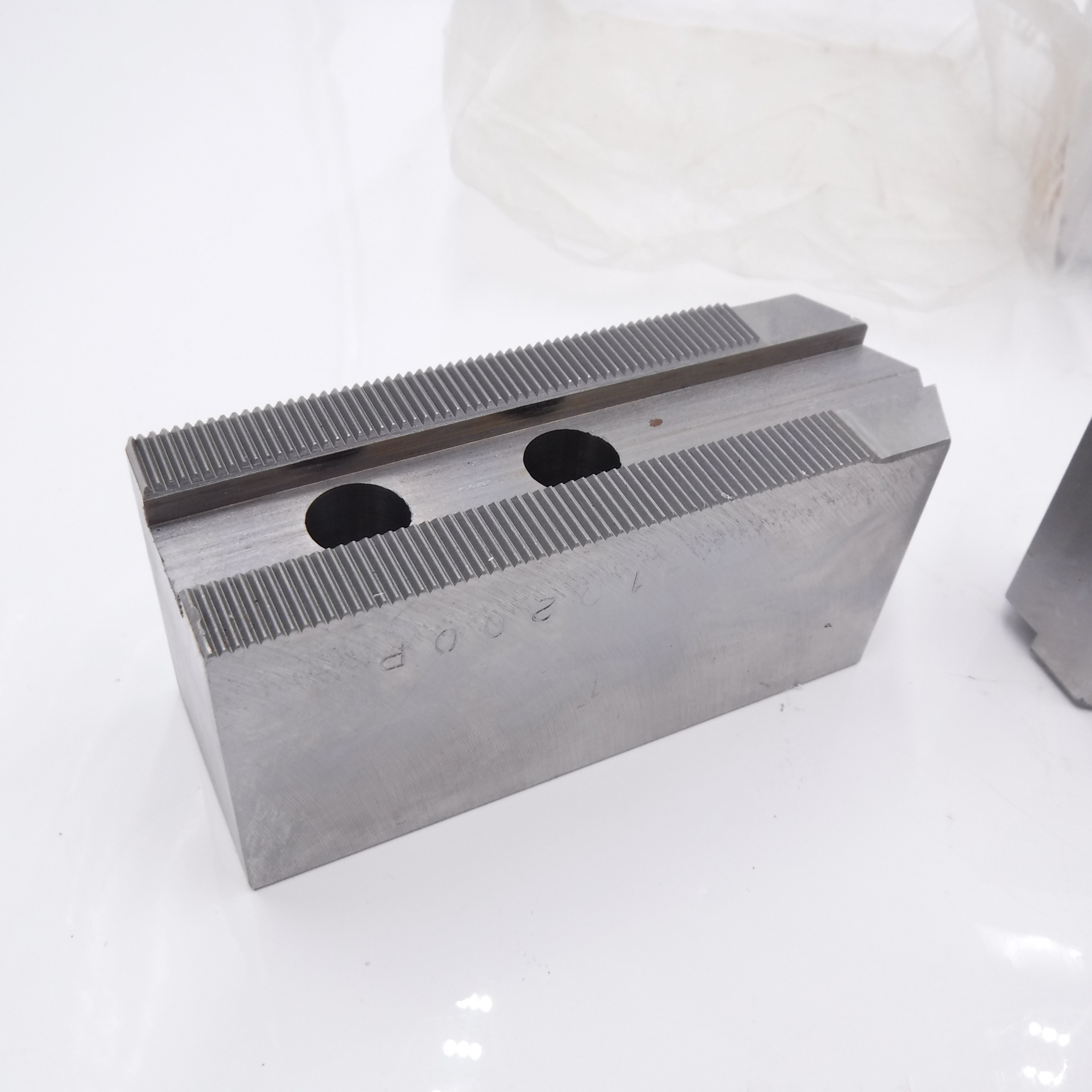 3 Pack 1.5mm 60° Serrations Soft Lathe 10" Chuck Jaws - OneClick Warehouse