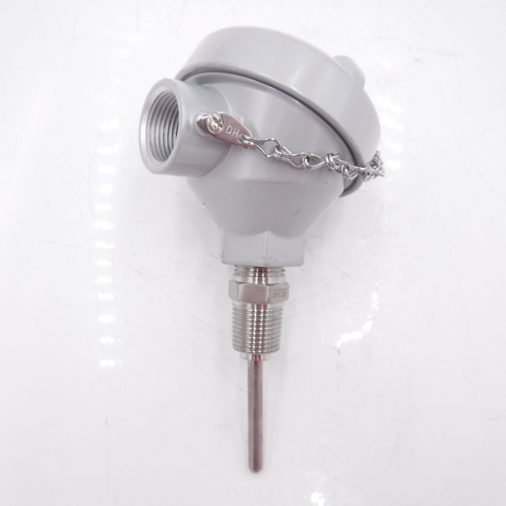 Thermo Electric 2" Sheath L 1/4" Dia Thermocouple Probe 100 OMS 1/2 ...