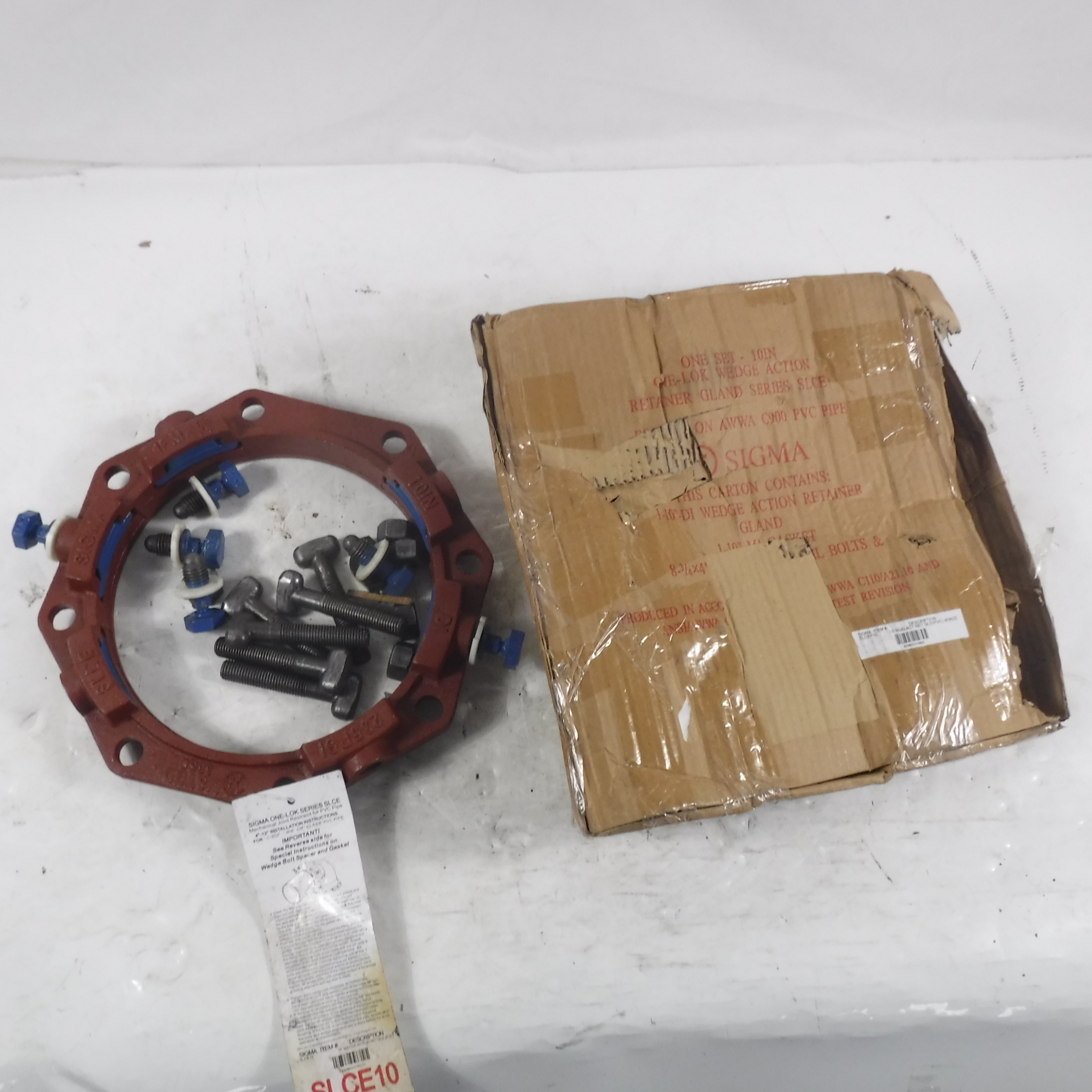 Sigma SLCE10 10" One-Lok Joint Pipe Restraint For C-900 PVC Pipe ...