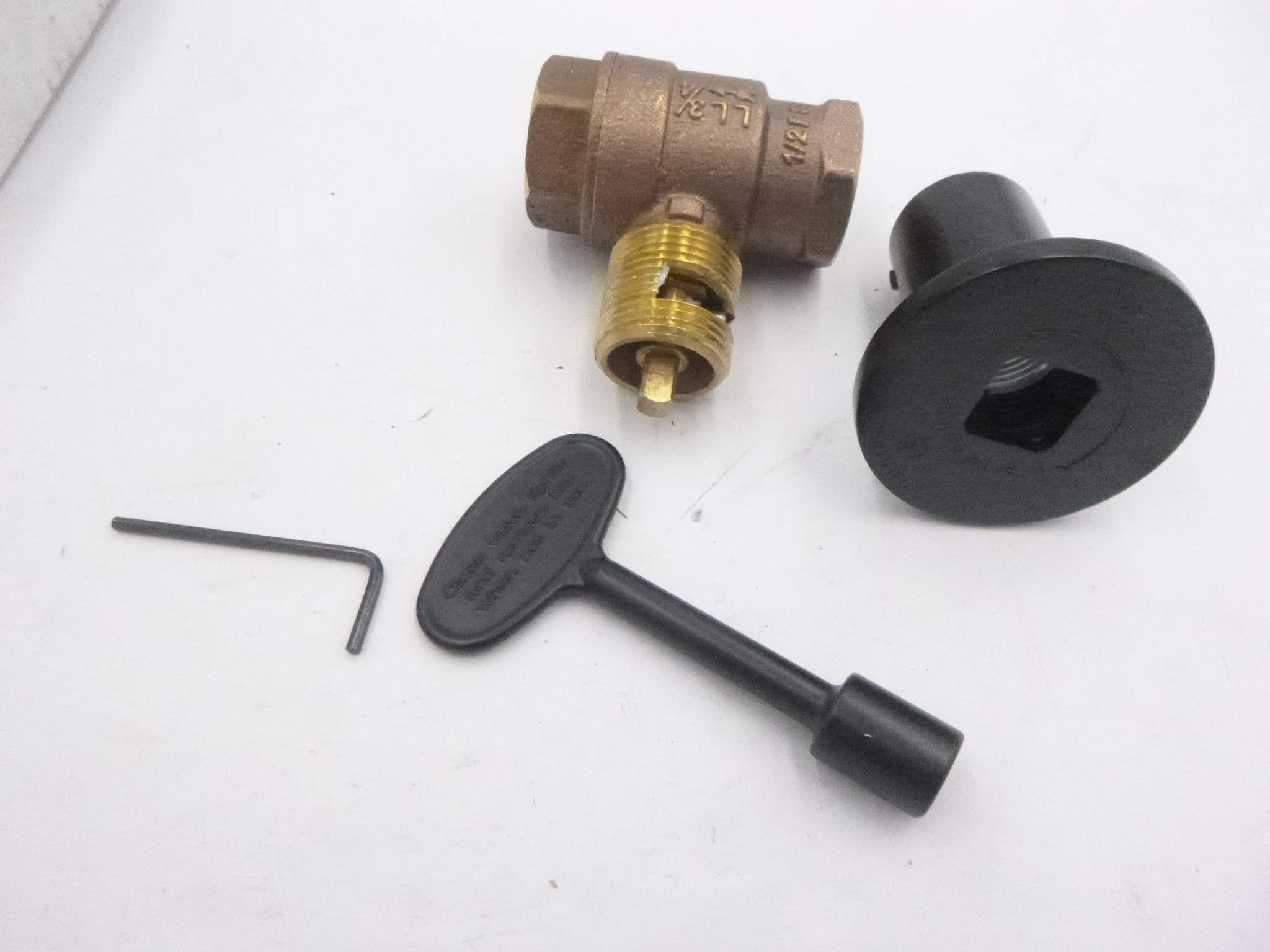 HPC Fire 3/4" Straight Gas Fire Pit Valve Flange Kit - OneClick Warehouse