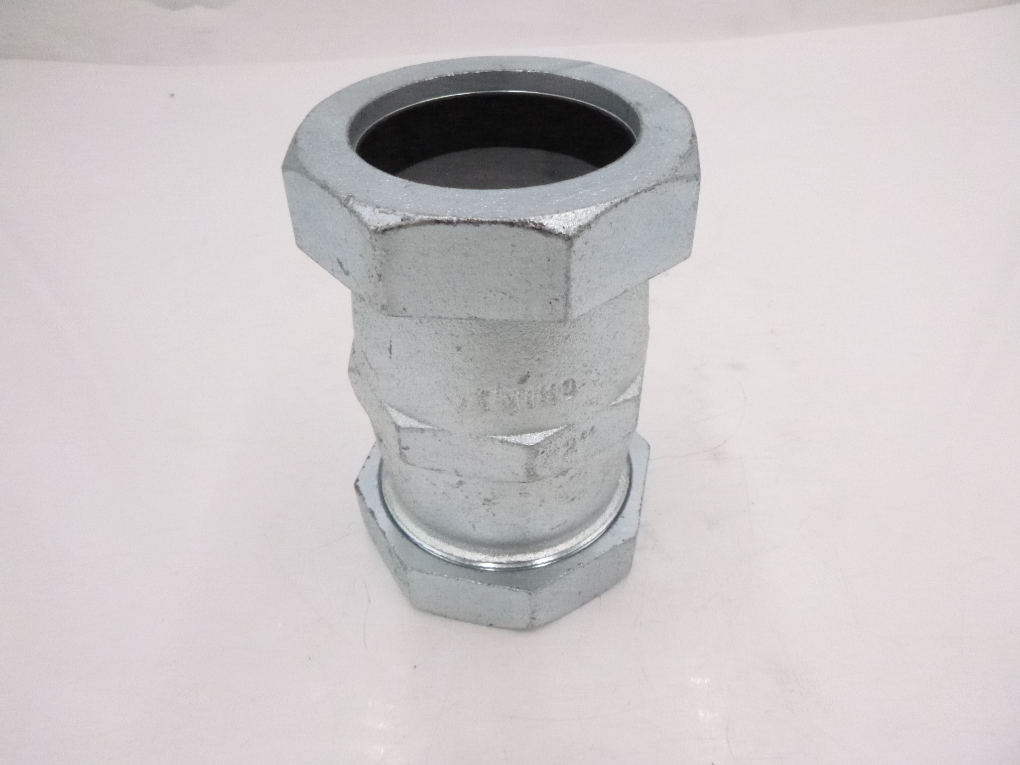 Series 6000 2" Electro Galvanized Compression Ductile Iron Coupling ...