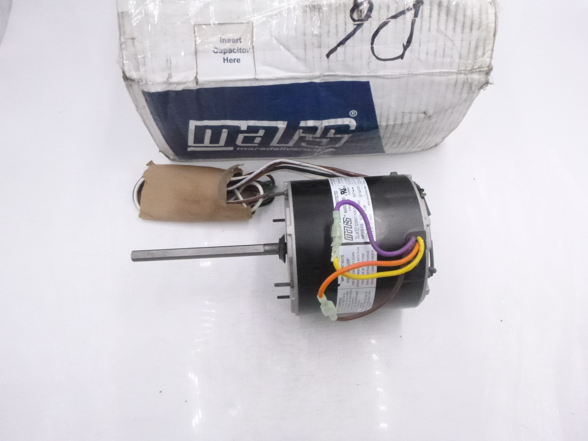 Mars Multi-Horsepower Condenser Fan Motor 1/8-1/3 HP 208/230 Volt 825 ...