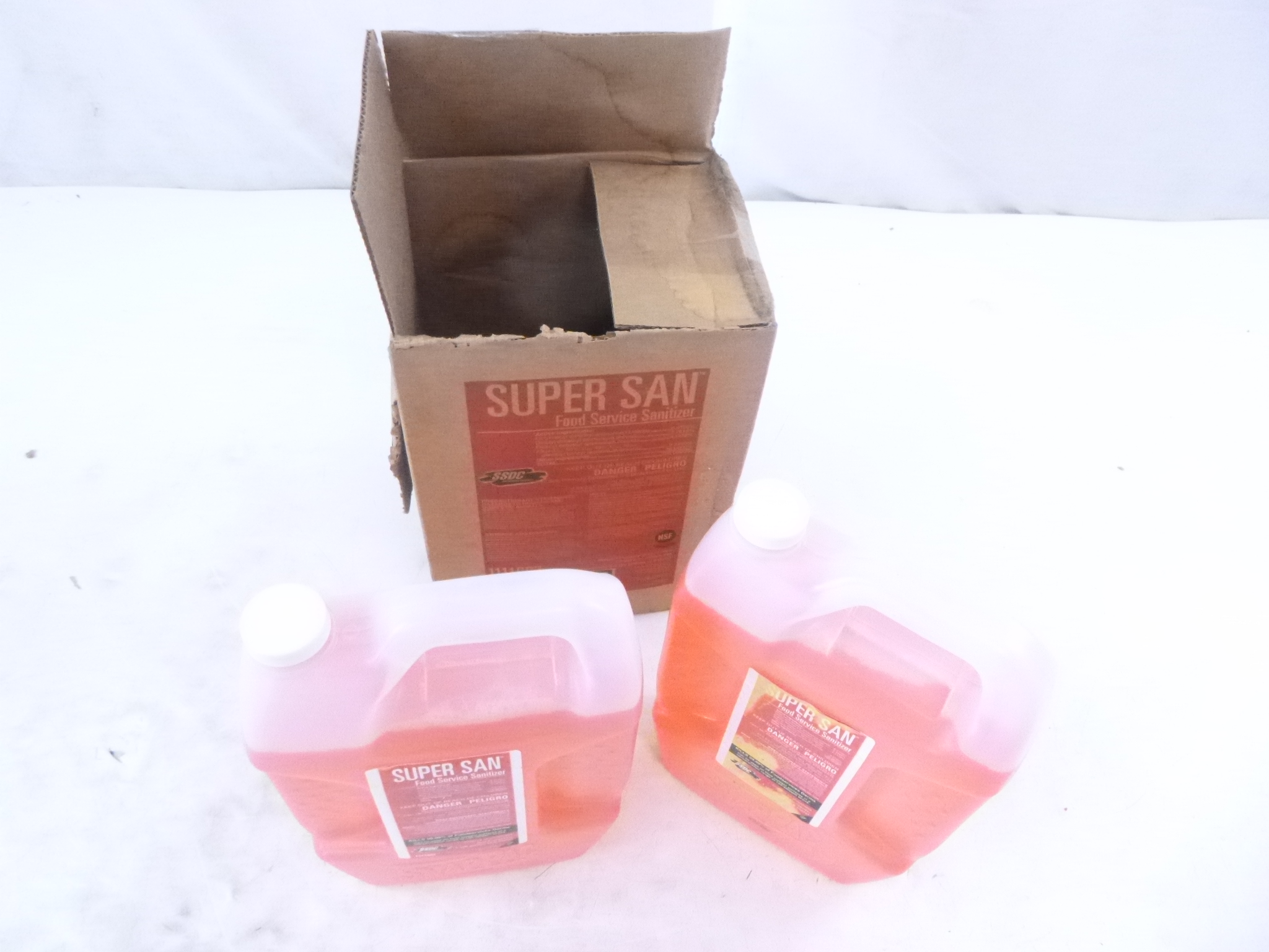 Case of 2 1 GAL Ecolab SSDC Super San Food Service Sanitizer 1111697 ...