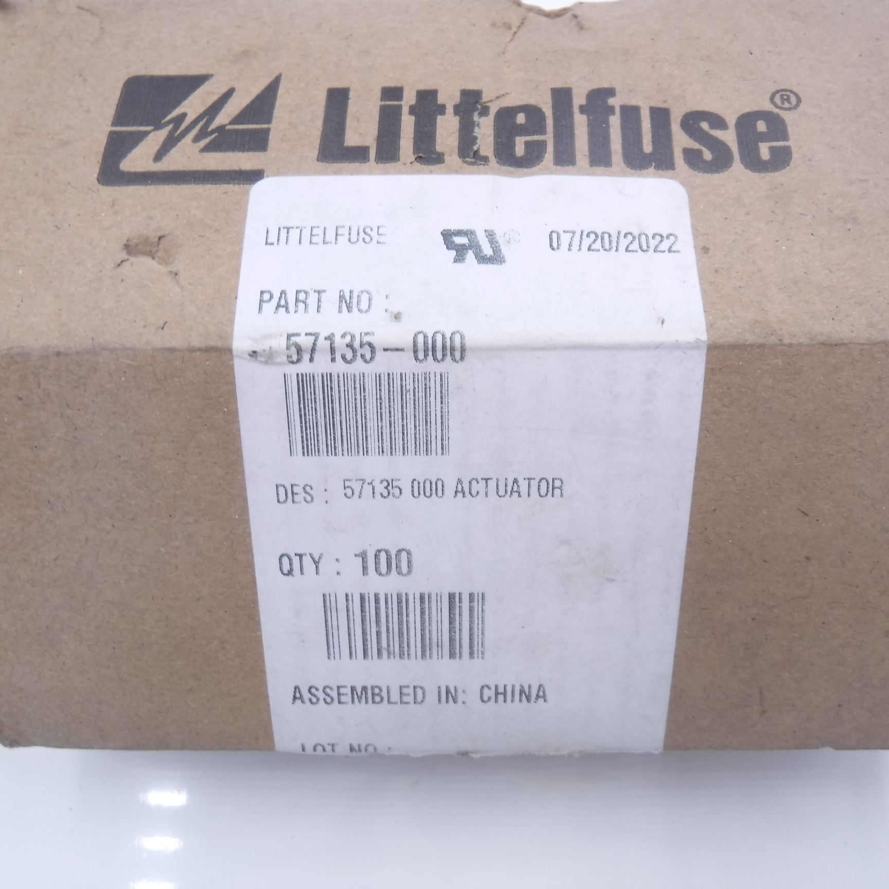 100 Pack Littelfuse 57135-000 Hardware Actuator Magnet - OneClick Warehouse