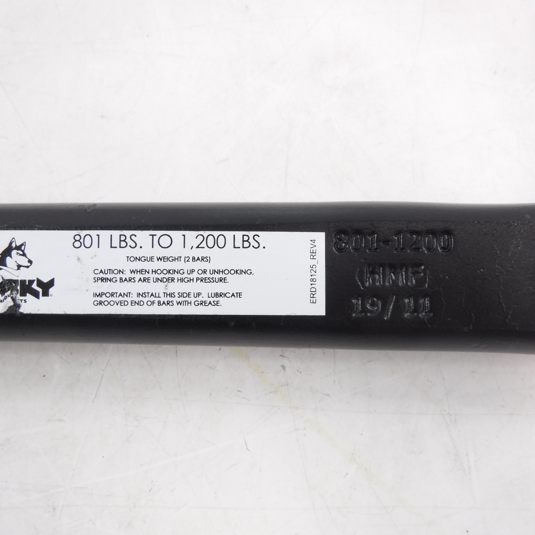 Pair Husky 801-1200Lbs Towing Weight Distribution Spring Bars Assembly ...