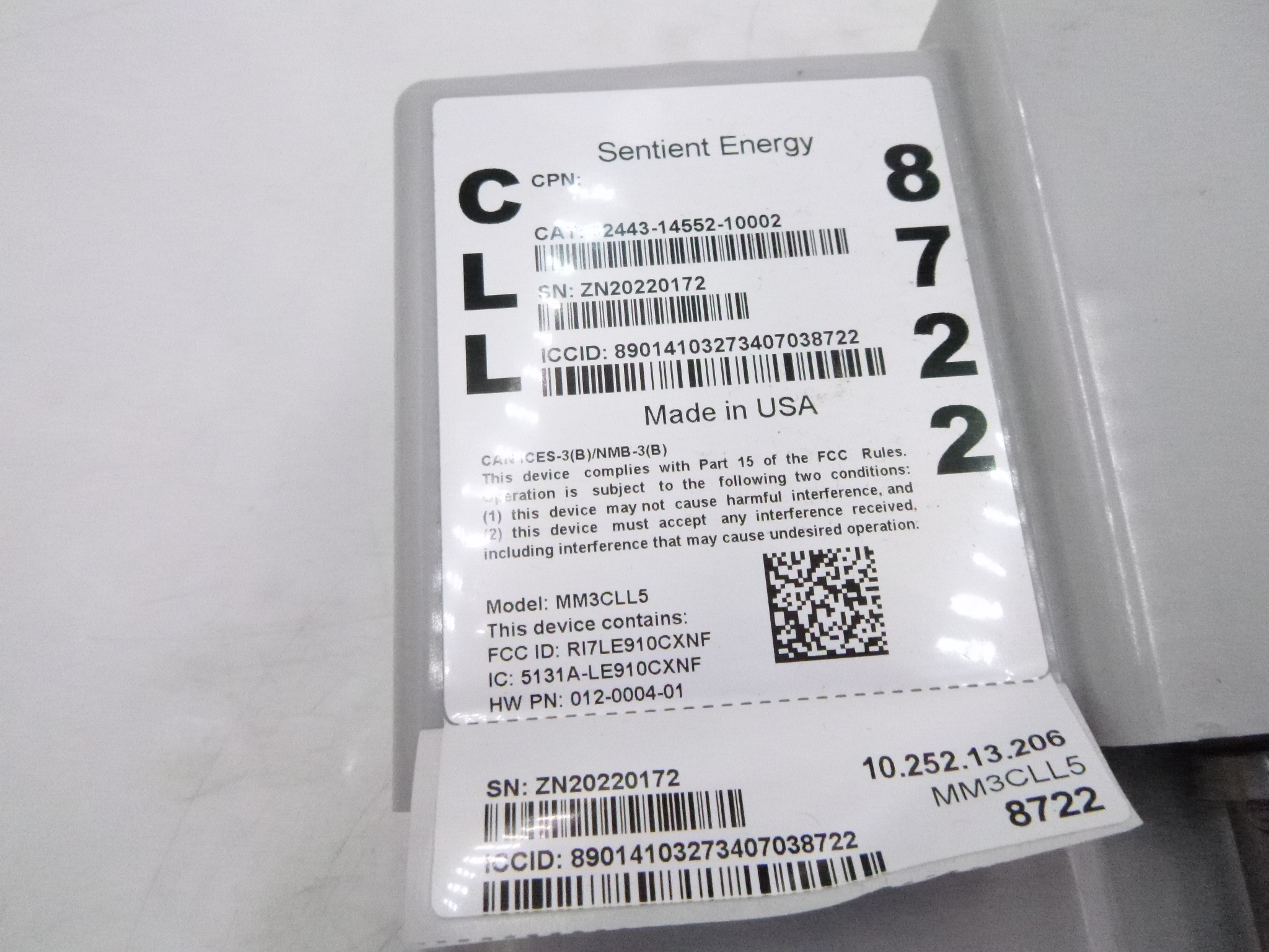 Sentient MM3 Overhead Line Sensor for Fault Detection Load Monitoring ...