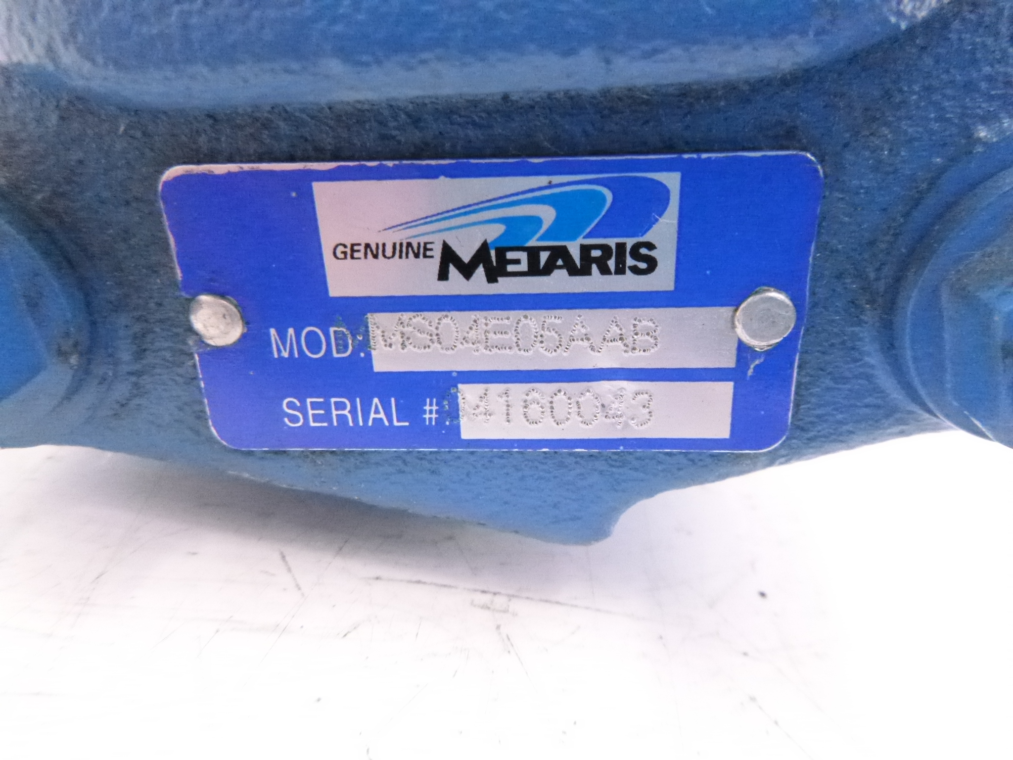 Genuine Metaris Hydraulic Gear Pump Motor MS04E05AAB - OneClick Warehouse