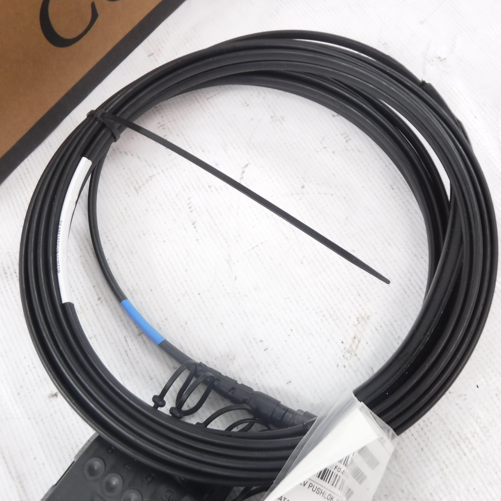 Corning 25' 8 Port Evolv Terminal Pushlock OptiTib Stub SST Dielectric ...