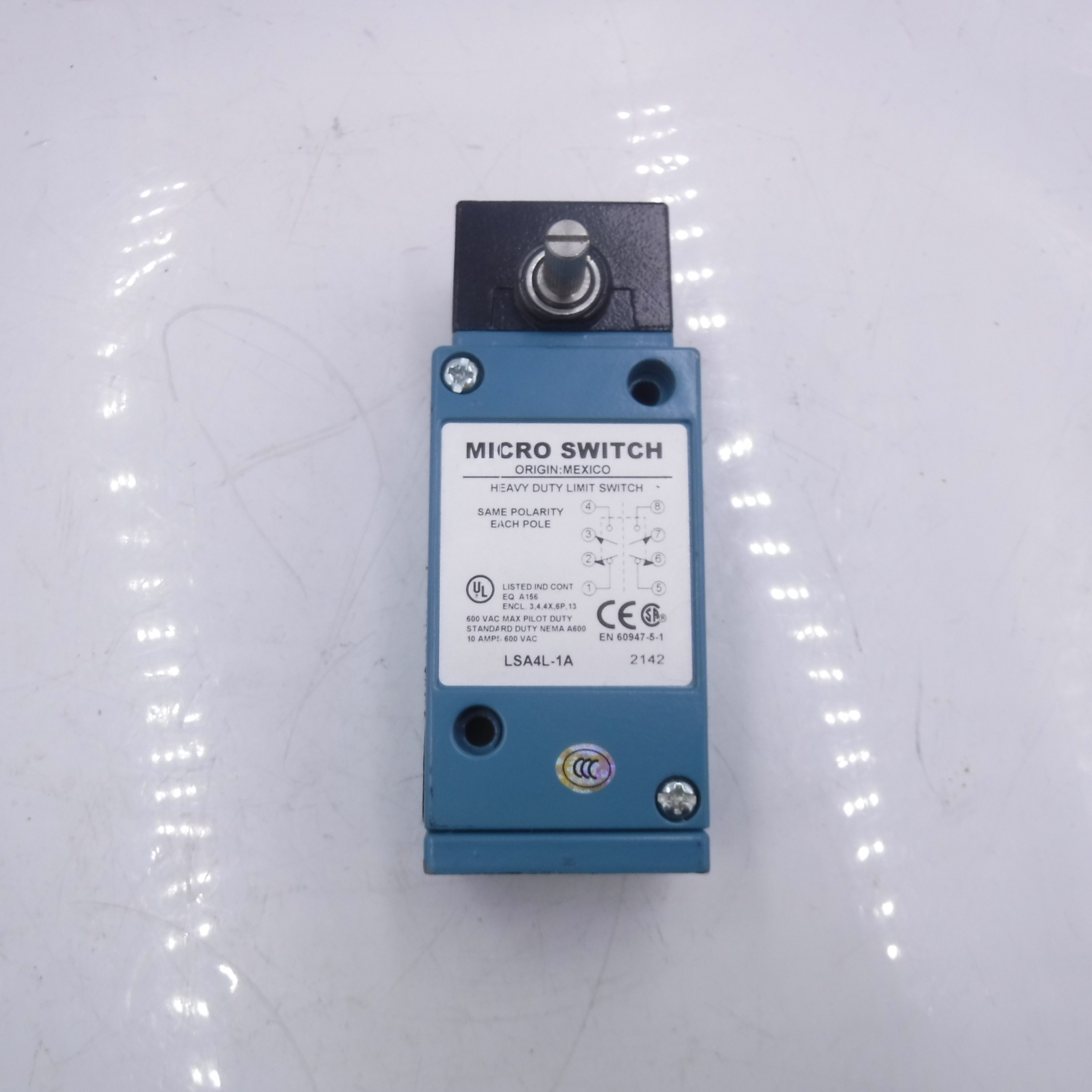 Honeywell LSA4L-1A Limit Switch 2NC/2NO Snap Action Side Rotary ...