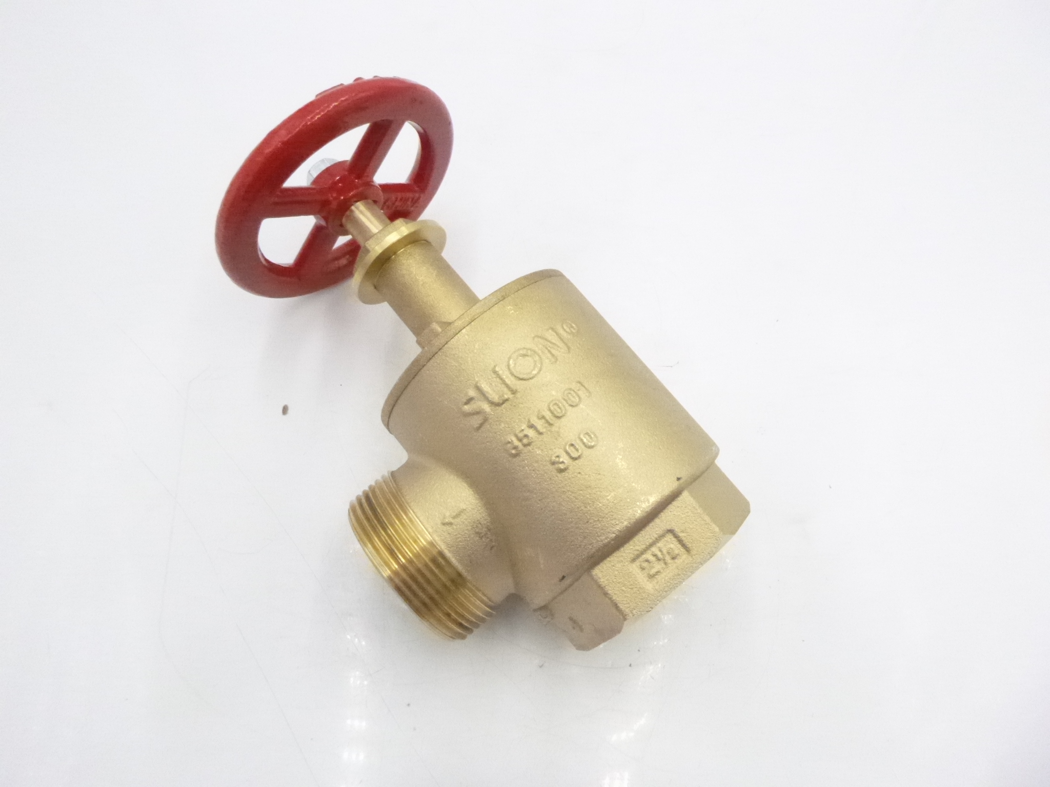 Slion 2 1/2" FNPT x Male NST Fire Hose Valve EX16347 300PSI Brass ...