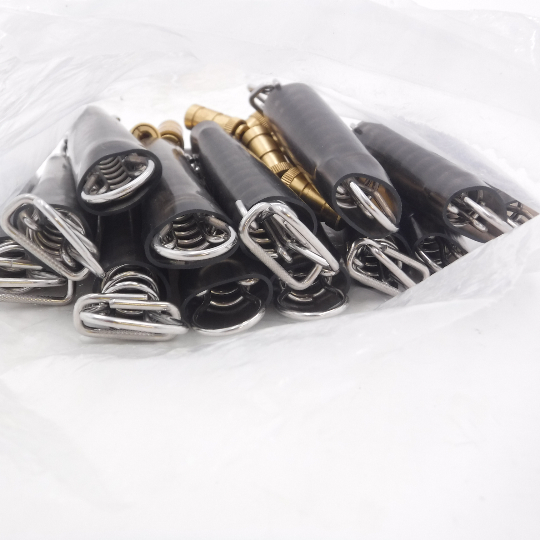 14 Pack Commercial Grade Pool Cover Springs & Brass Anchors - OneClick ...