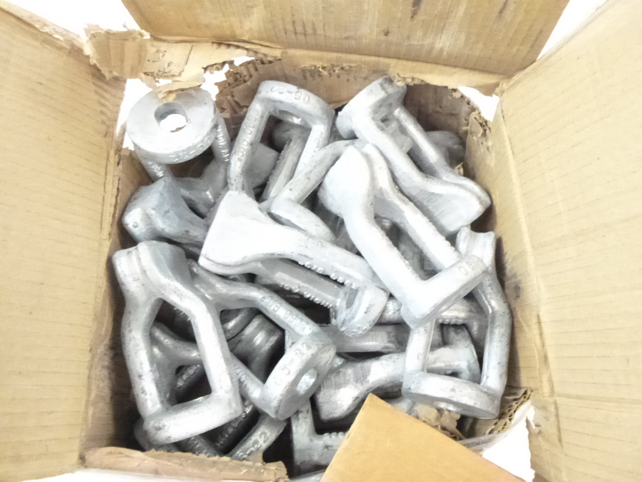 Box of 24 Allied Bolt 2050 5/8" Eyelet Straight Single Strand ...