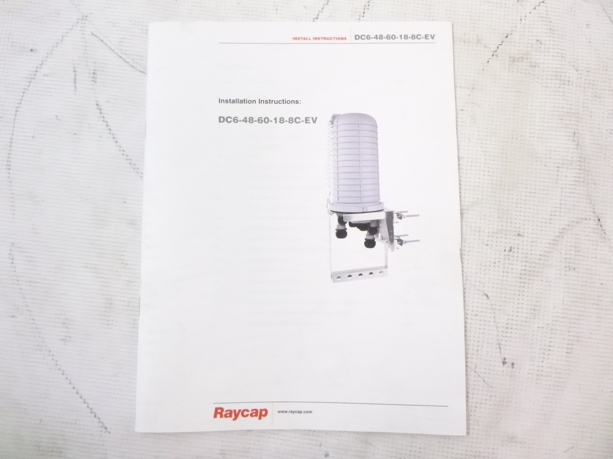 Raycap DC6-48-60-18-8C-EV Surge Suppression Dome Enclosure for Rooftop ...