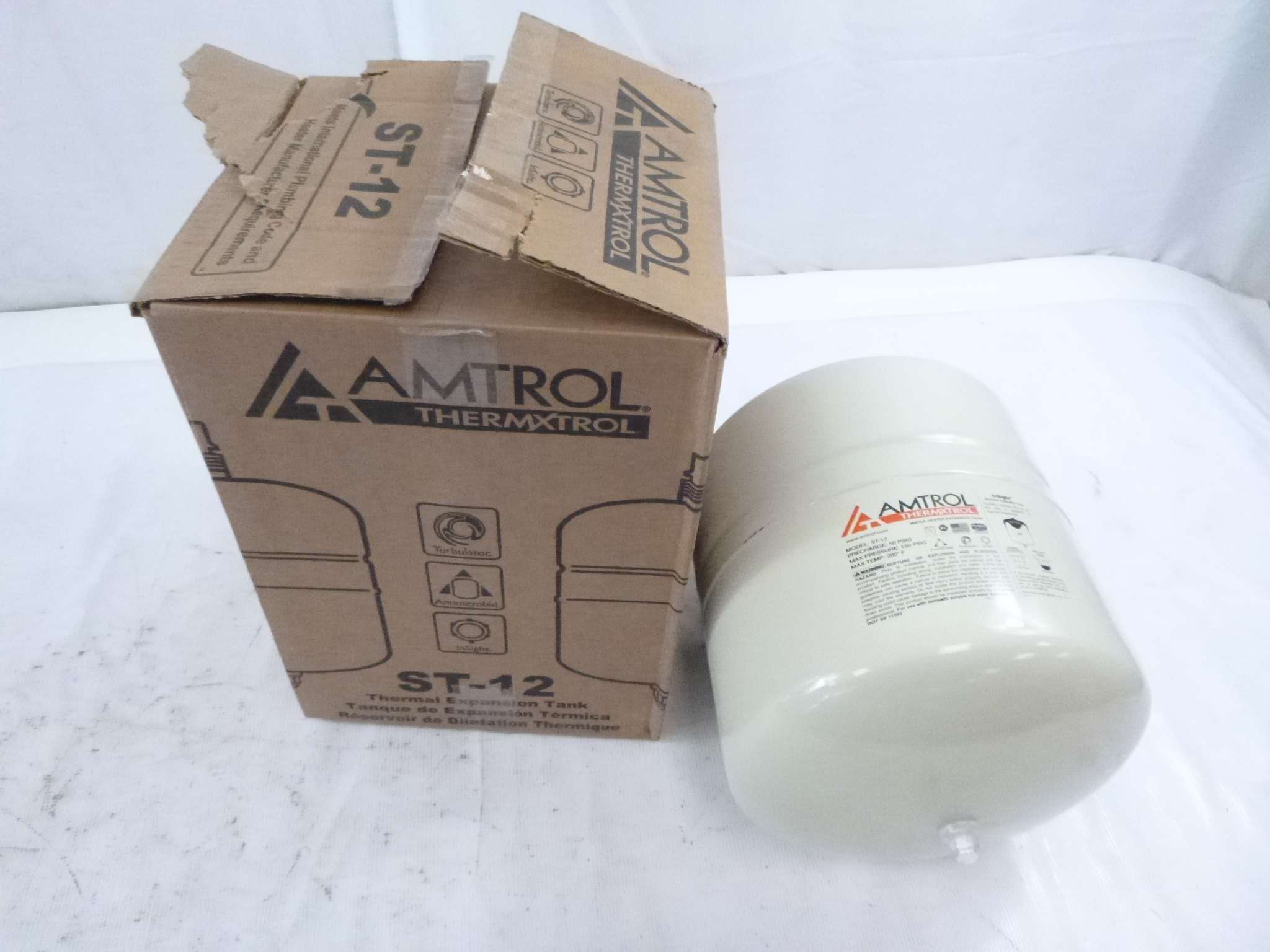 Amtrol ST-12 ThermXtrol Thermal Water Heater Expansion Tank 150PSIG - OneClick Warehouse