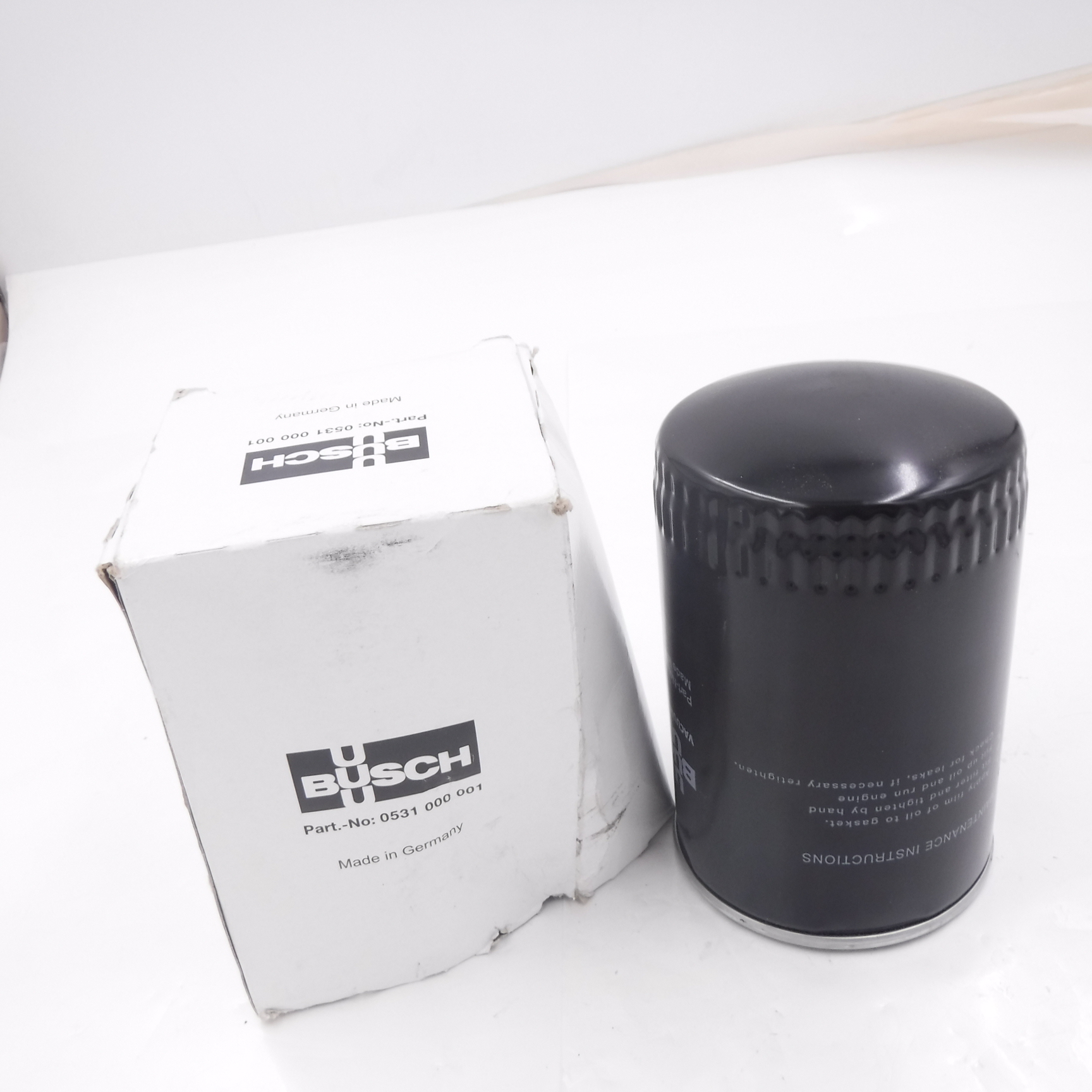 Genuine Busch Vacuum Pump Oil Filter Element 0531 000 001 - OneClick Warehouse