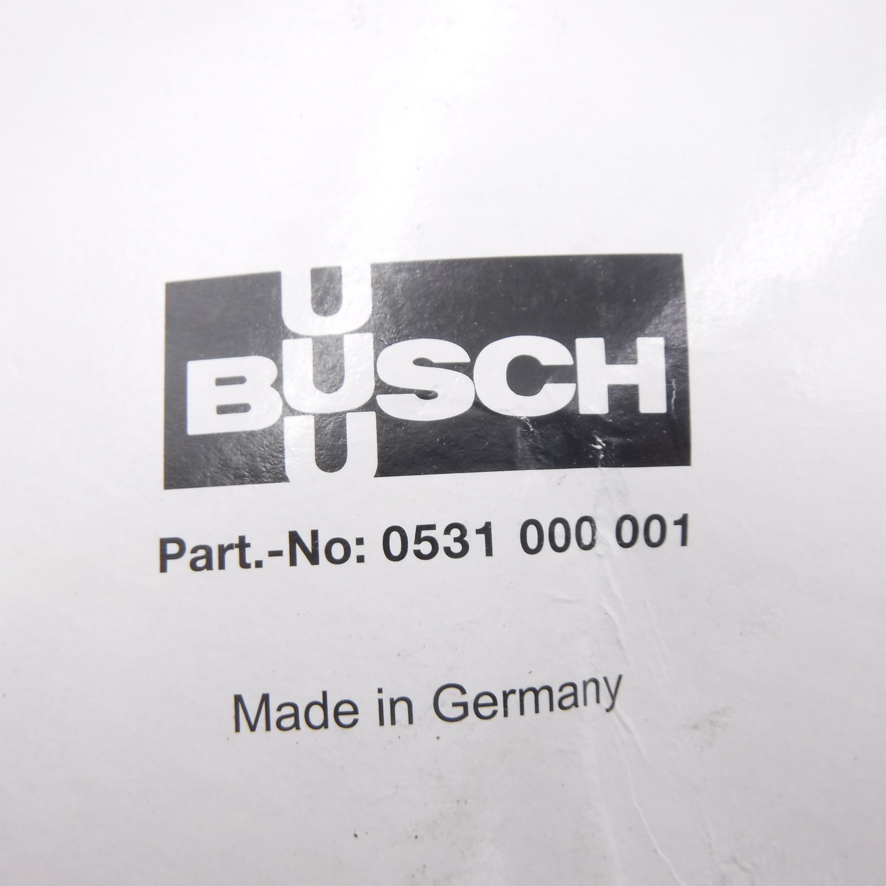 Genuine Busch Vacuum Pump Oil Filter Element 0531 000 001 - OneClick Warehouse