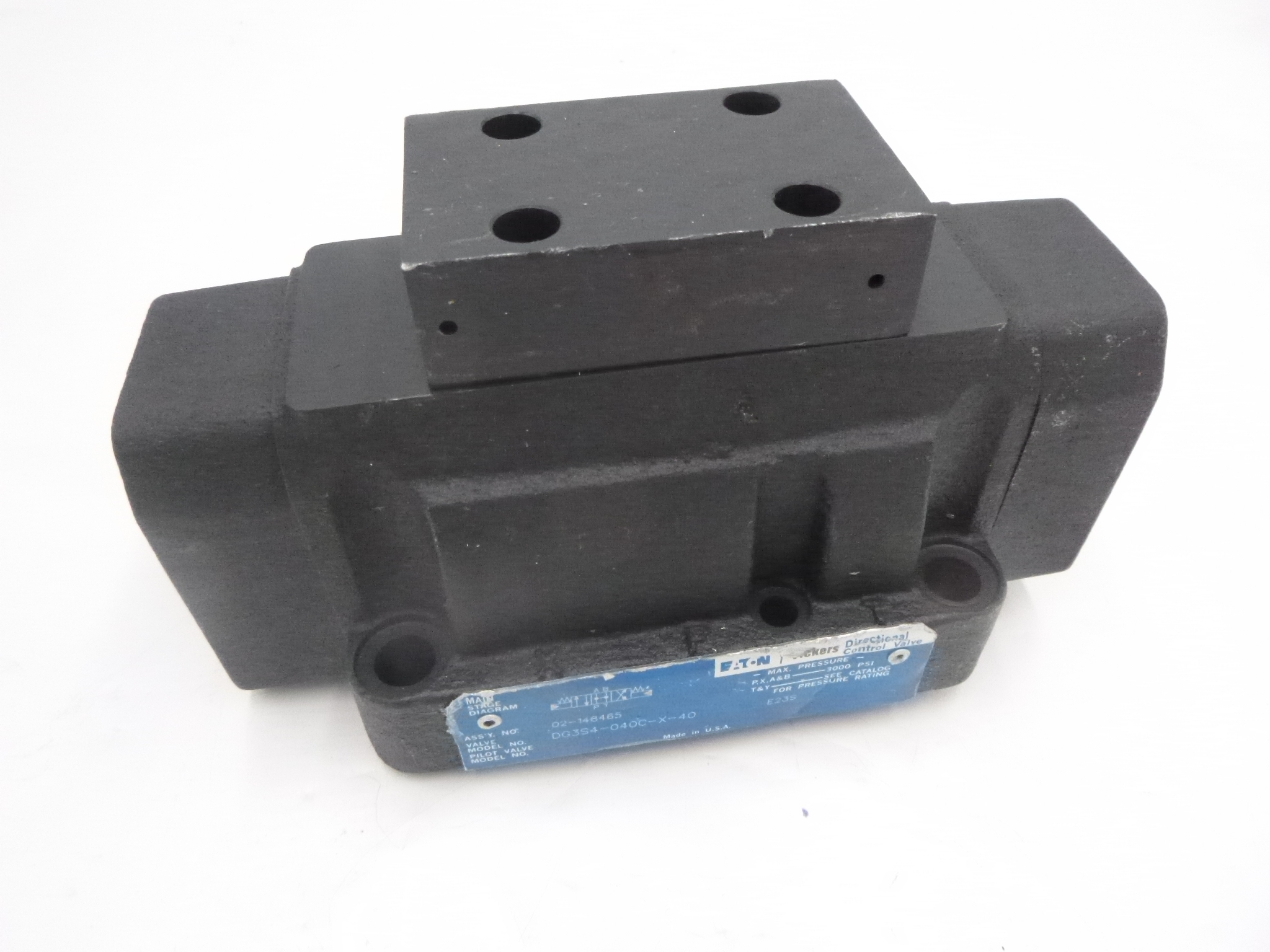 Eaton Vickers Directional Control Valve Two Stage DG3S4-040C-X-40 ...