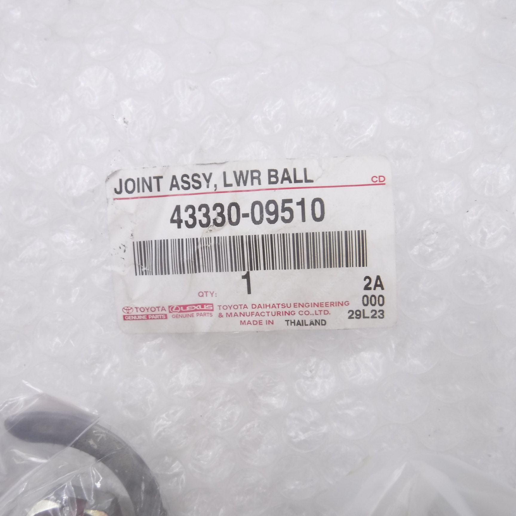 OEM Toyota 43330-09510 Lower Ball Joint Assembly for 2004-2016 Toyota ...