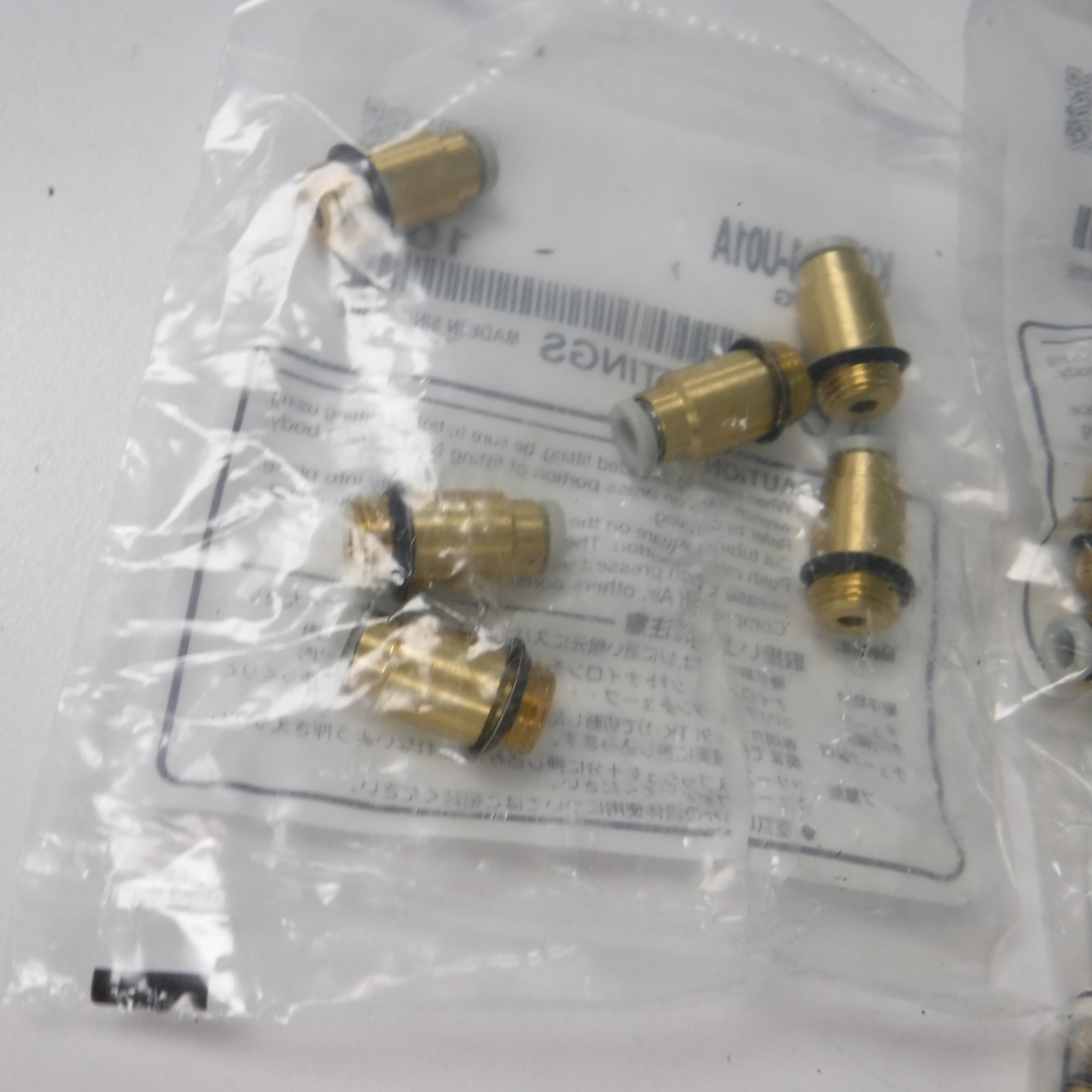 46 Pack SMC Hex HD Male Connectors KQ2S04-U01A - OneClick Warehouse