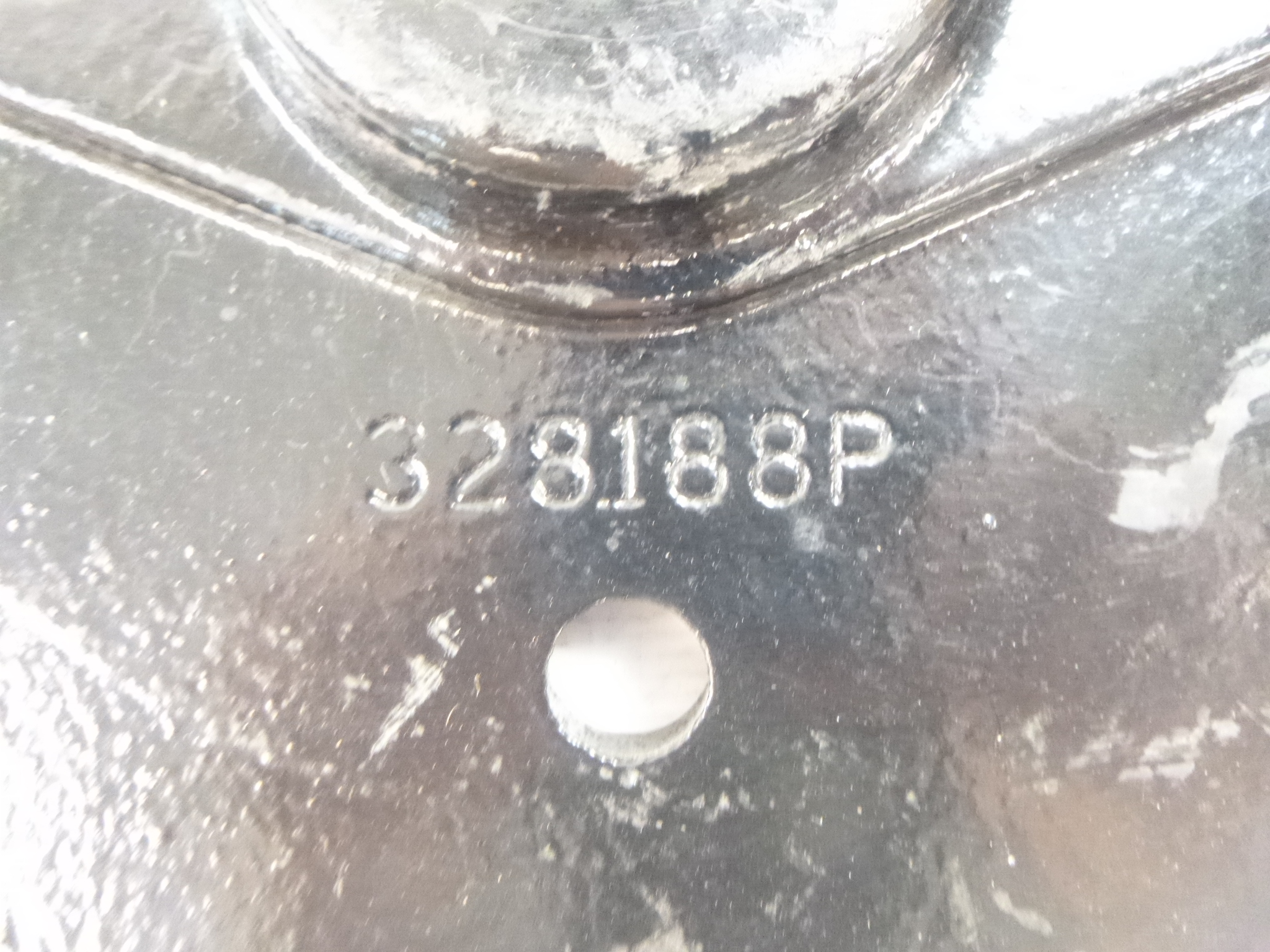 Pair 12" Kennedy Clow Post Indicator Plates 328188P For Post Indicator ...