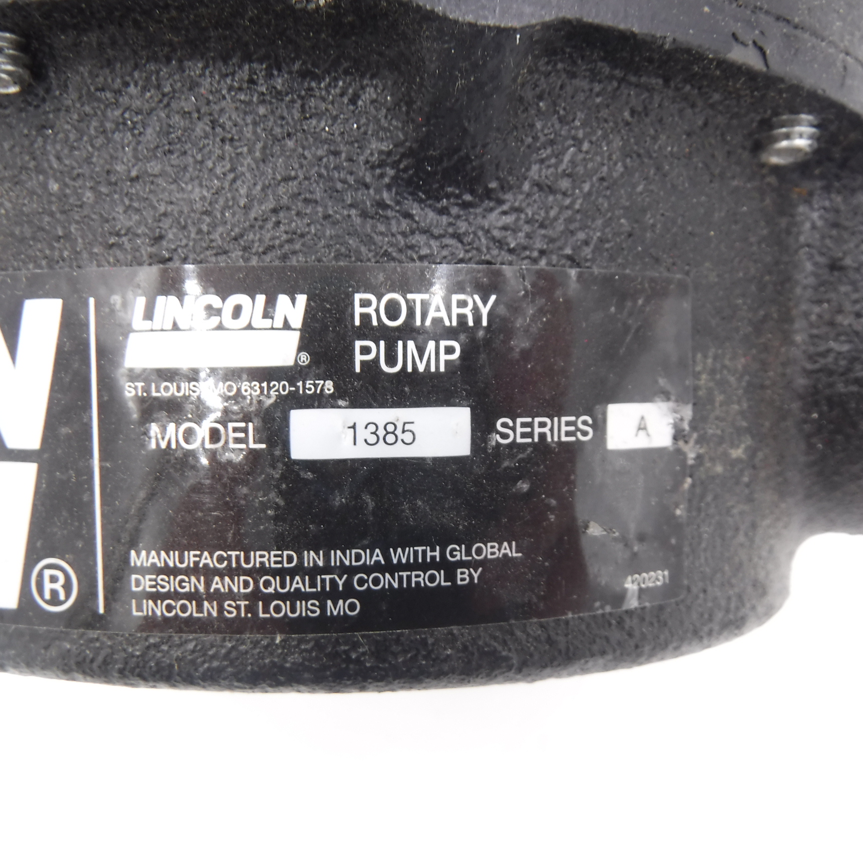 Lincoln Industrial Rotary Barrel Pump 1385-H For 55 Gallon Drums ...