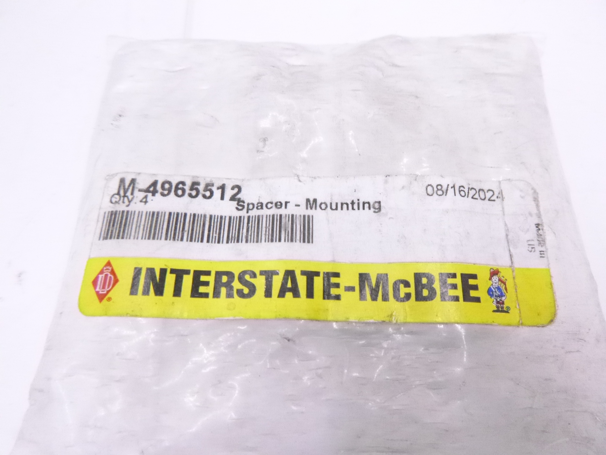 4 Pack Interstate-McBee 4965512 Spacer Mounting for Cummins ISX QSX ...