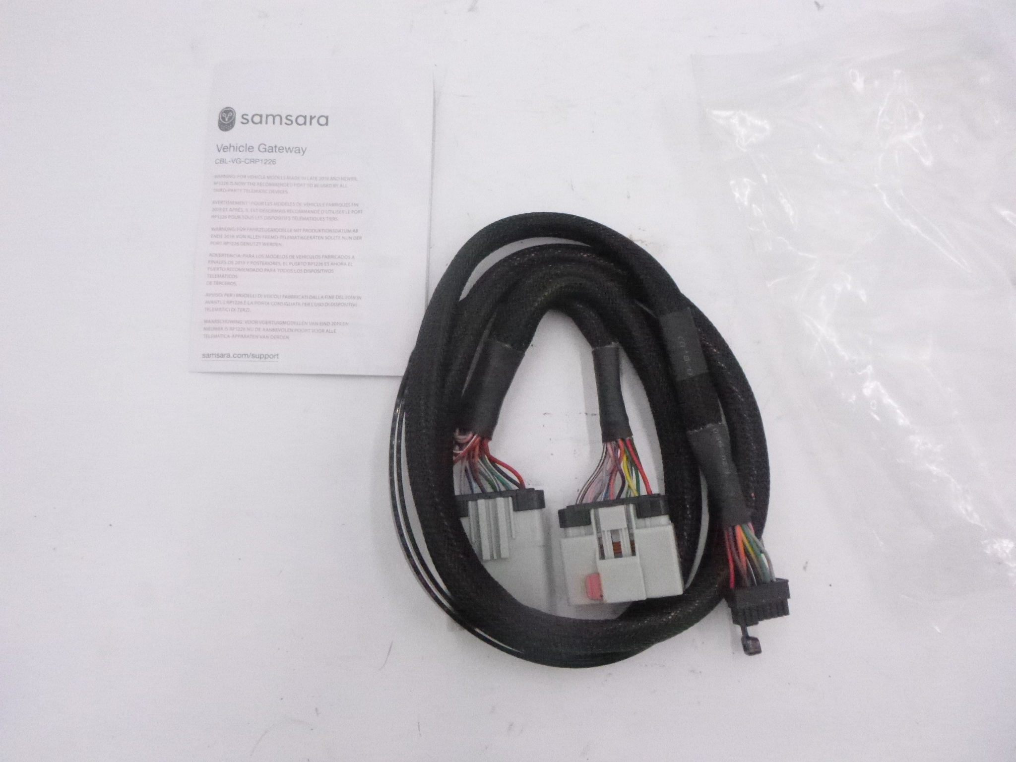 Samsara Vehicle Gateway Cable Harness 030-0073-F0-008 CBL-VG-CRP1226 ...