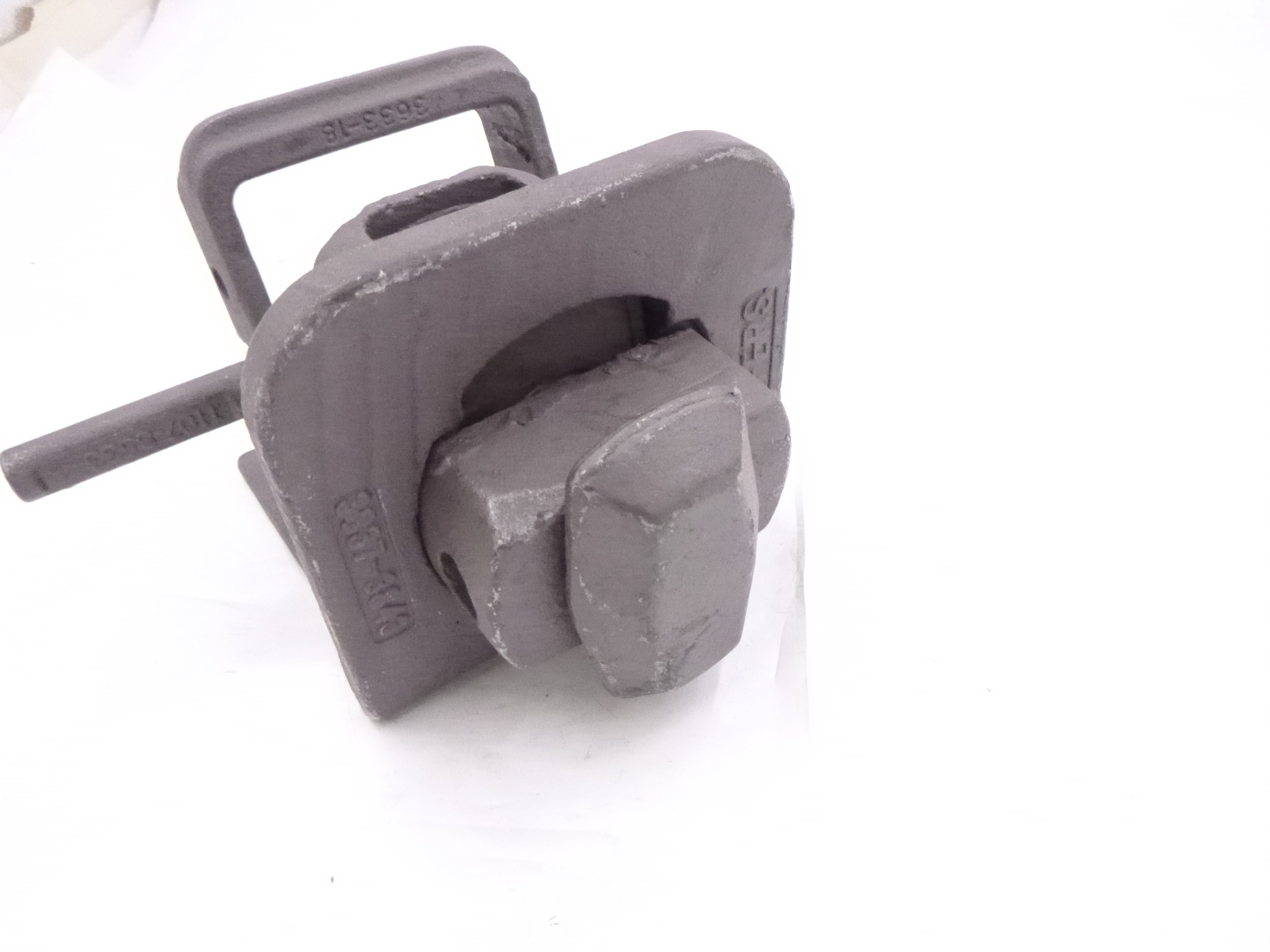 Buffers Retractable Long Backplate Twist Lock for Rail Use 1101-3690-R ...