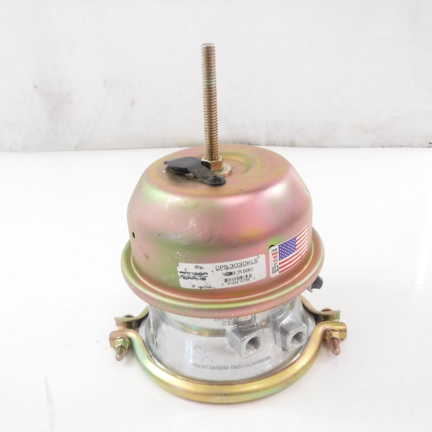 Ranger Brake 3" Long Stroke Air Spring Piggyback Type 3030 W/ Clamp CPS ...