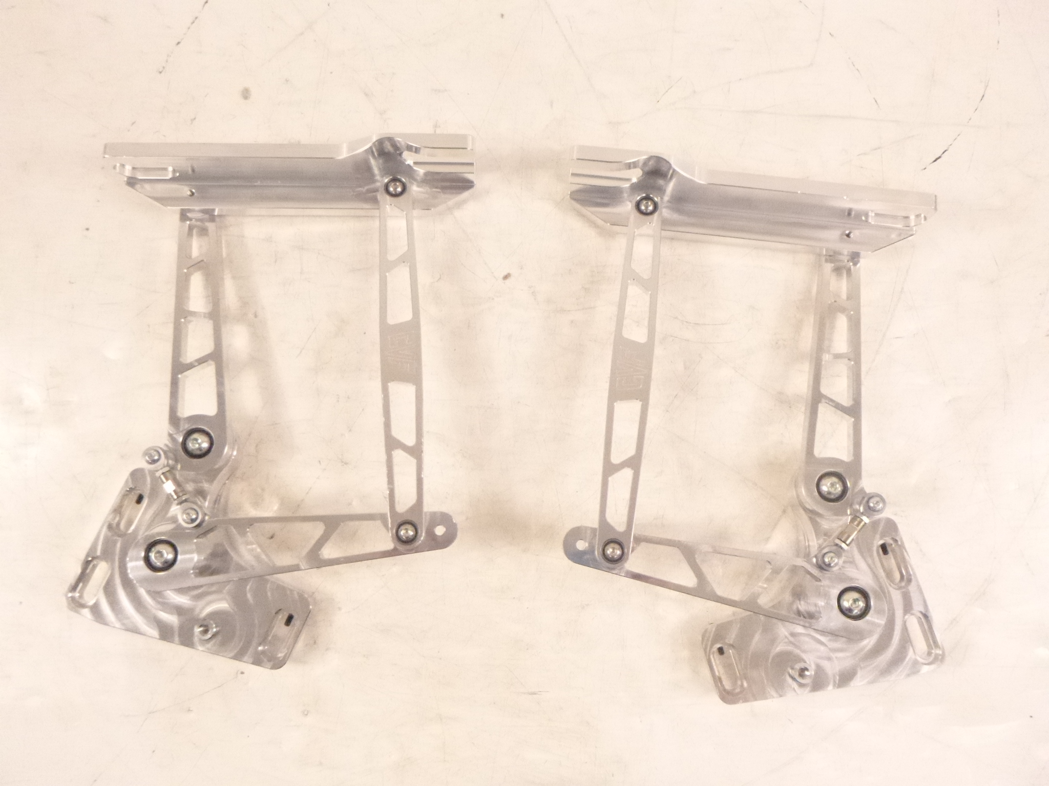 PAIR CVF Racing 4464 Series Aluminum Hood Hinges for 1960-1966 Chevy ...