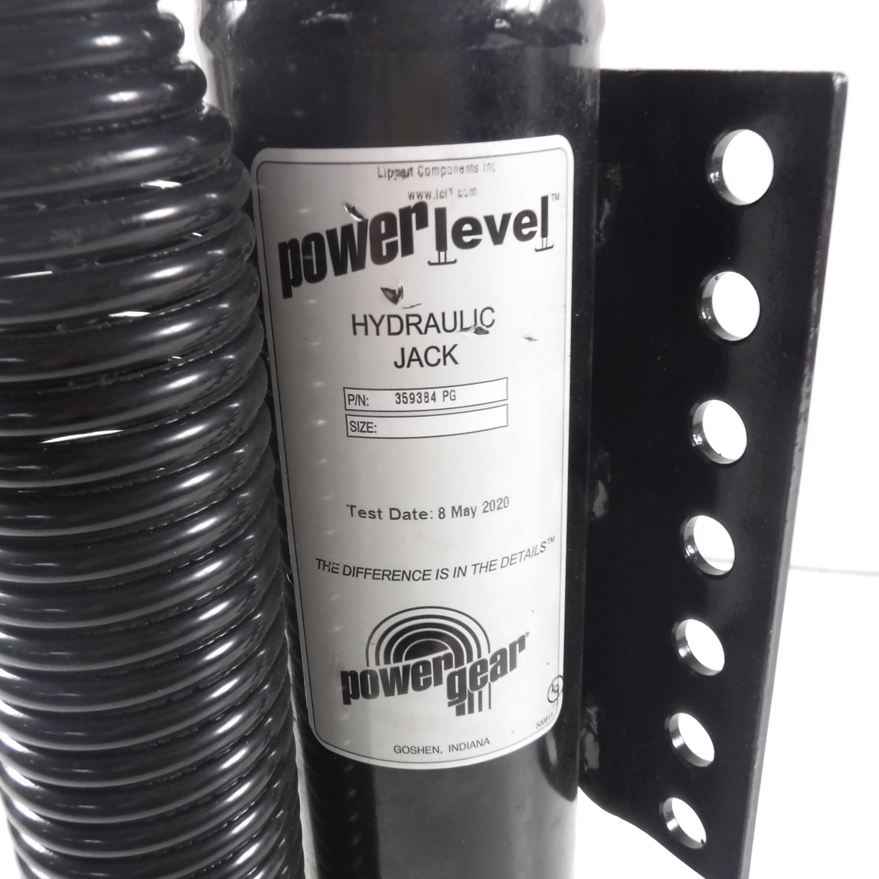 Lippert RV Power Level Hydraulic Jack 12000 Lbs 359384 10" Footpad ...