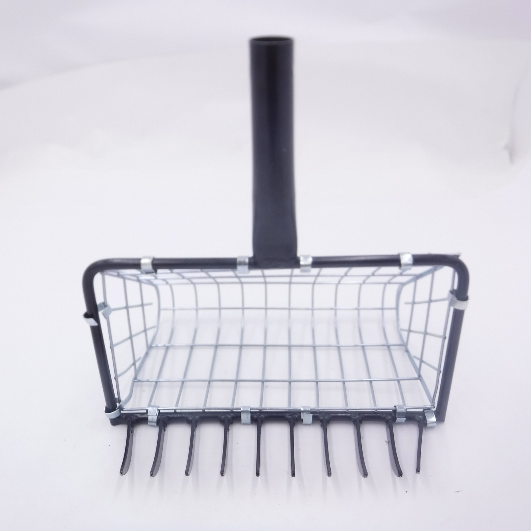 Sand Clam Rake with Basket Stainless Steel - No Handle - OneClick Warehouse
