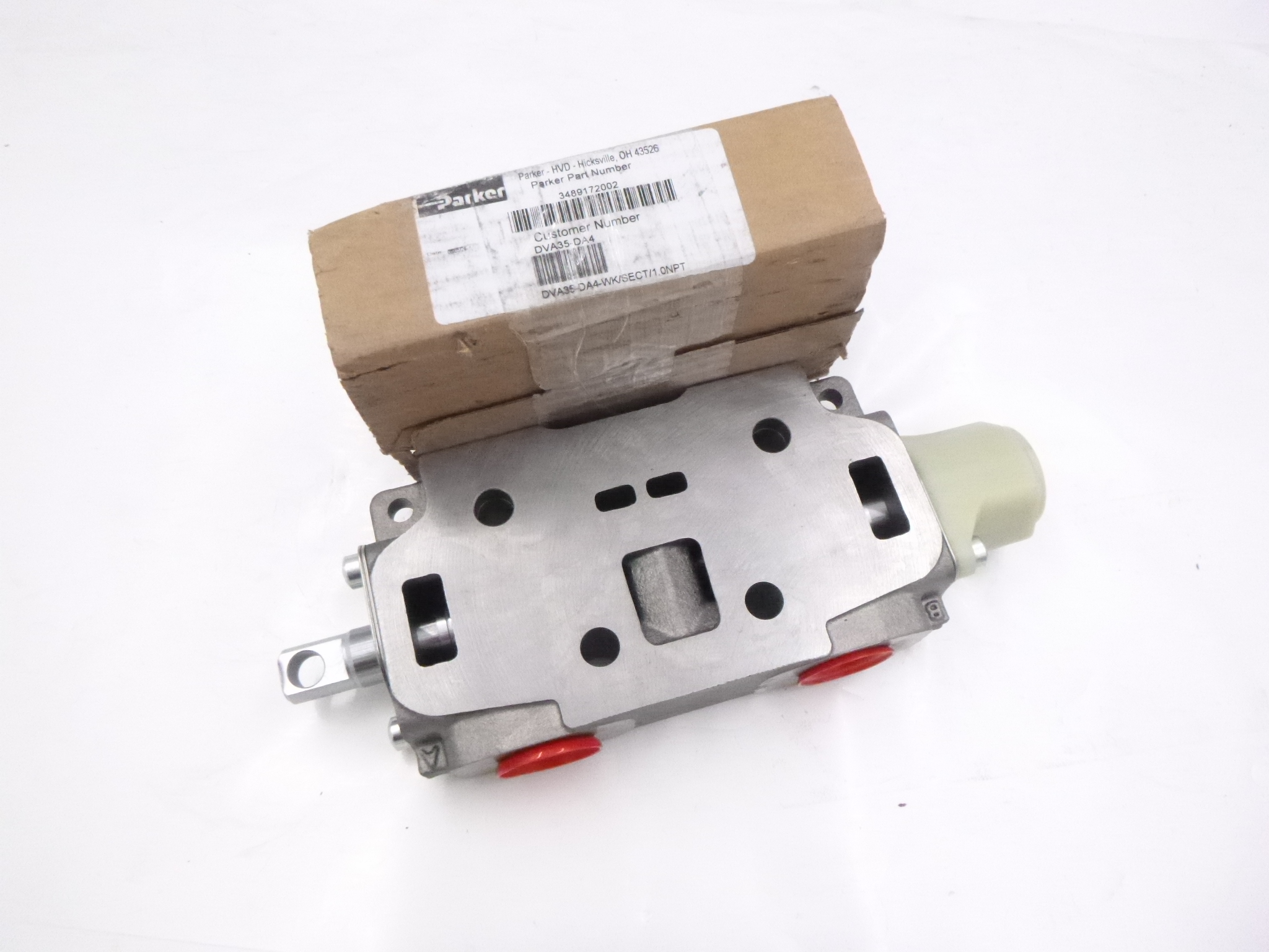 Parker DVA35-DA4 Hydraulic Sectional Valve 3 Position 4 Way Spring ...