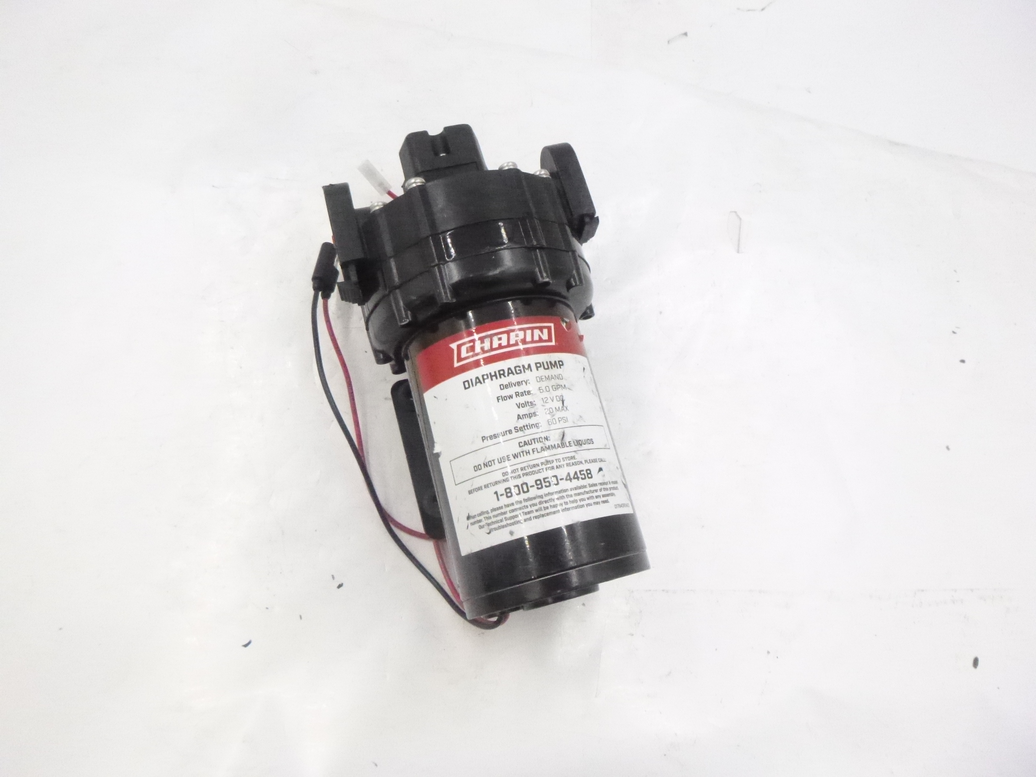 Chapin 6-9216 12V 5.0GPM 60PSI Self Priming Diaphragm Water Pump - OneClick Warehouse