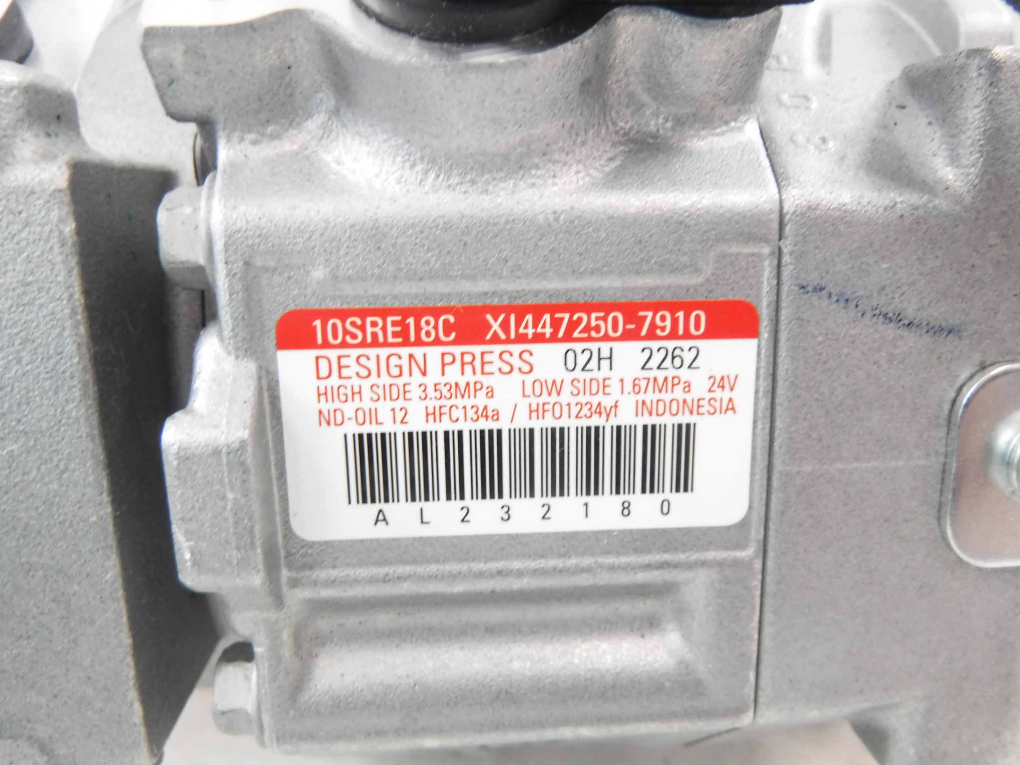 Genuine OEM John Deere A/C Compressor AL232180 For 260 P 310E 444 G 450 ...