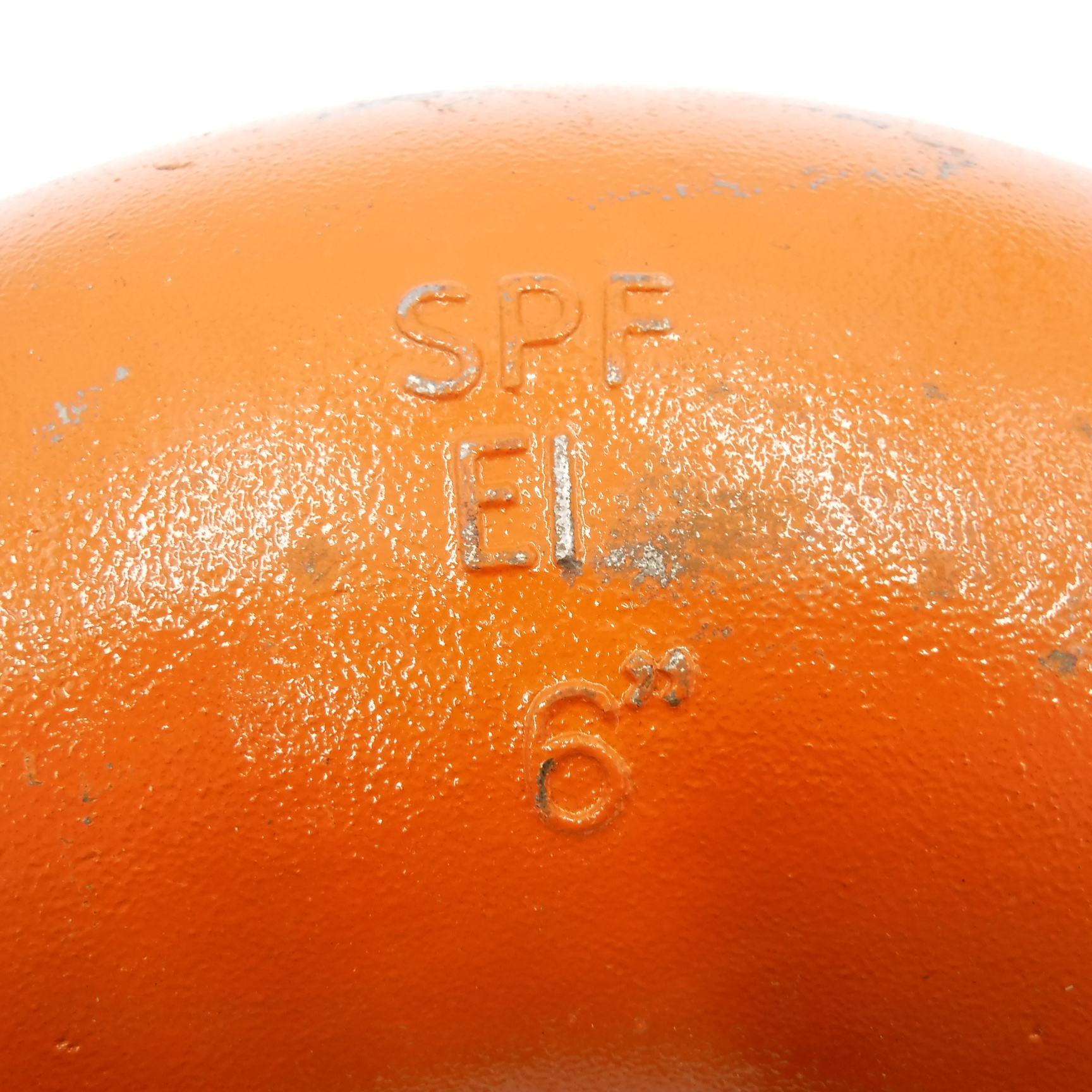 SPF EI 6" Ductile Iron Pipe Elbow 90° In Orange - OneClick Warehouse