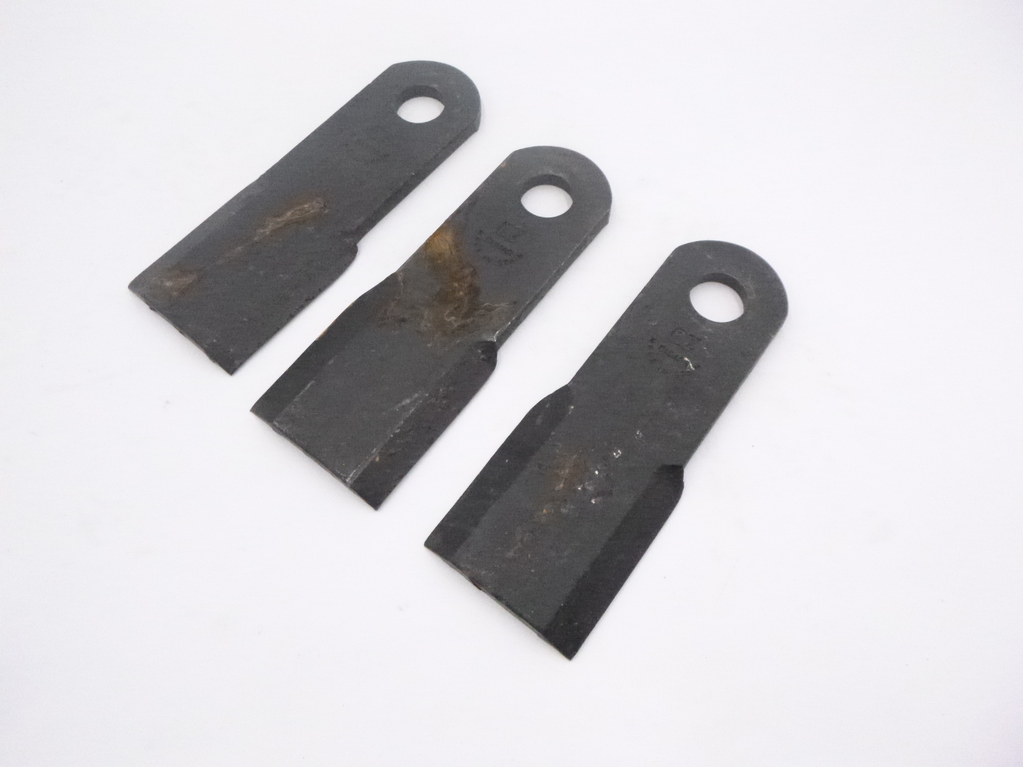 3 Pack Genuine Cumar Beveled Flail Mower Knife Blade 3" x 1" Bore ...